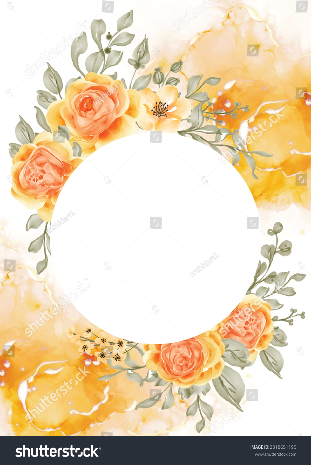 talitha rose flower frame background with white - Royalty Free Stock ...