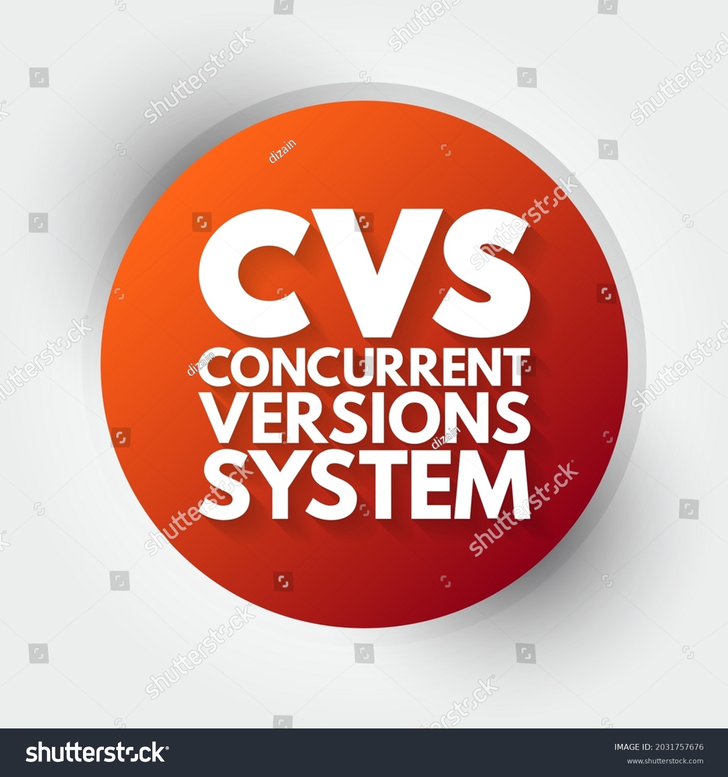 CVS - Concurrent Versions System acronym, - Royalty Free Stock Vector ...