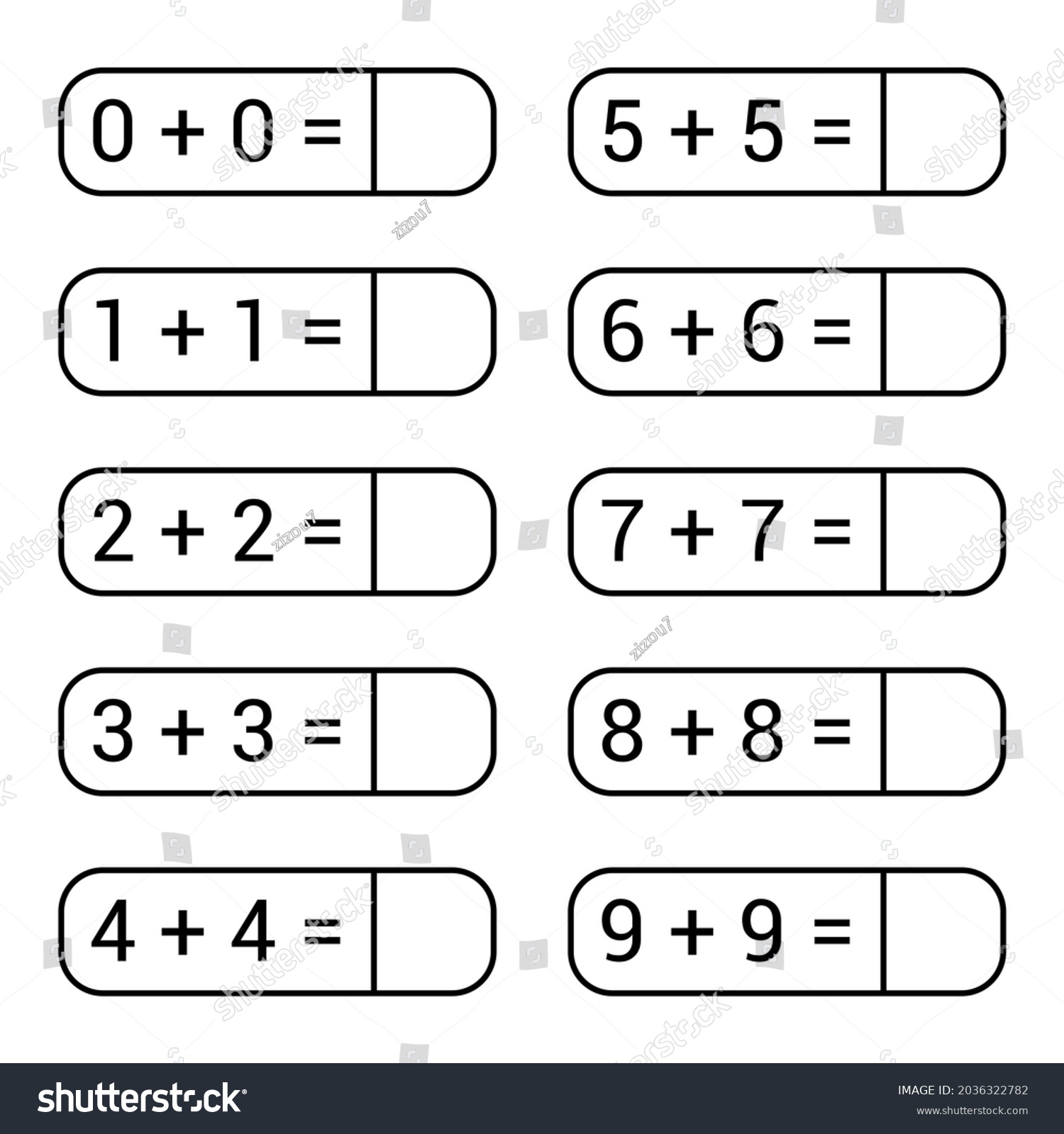 doubles addition facts chart worksheet for - Royalty Free Stock Vector ... doubles addition facts chart worksheet for - Royalty Free Stock Vector ...