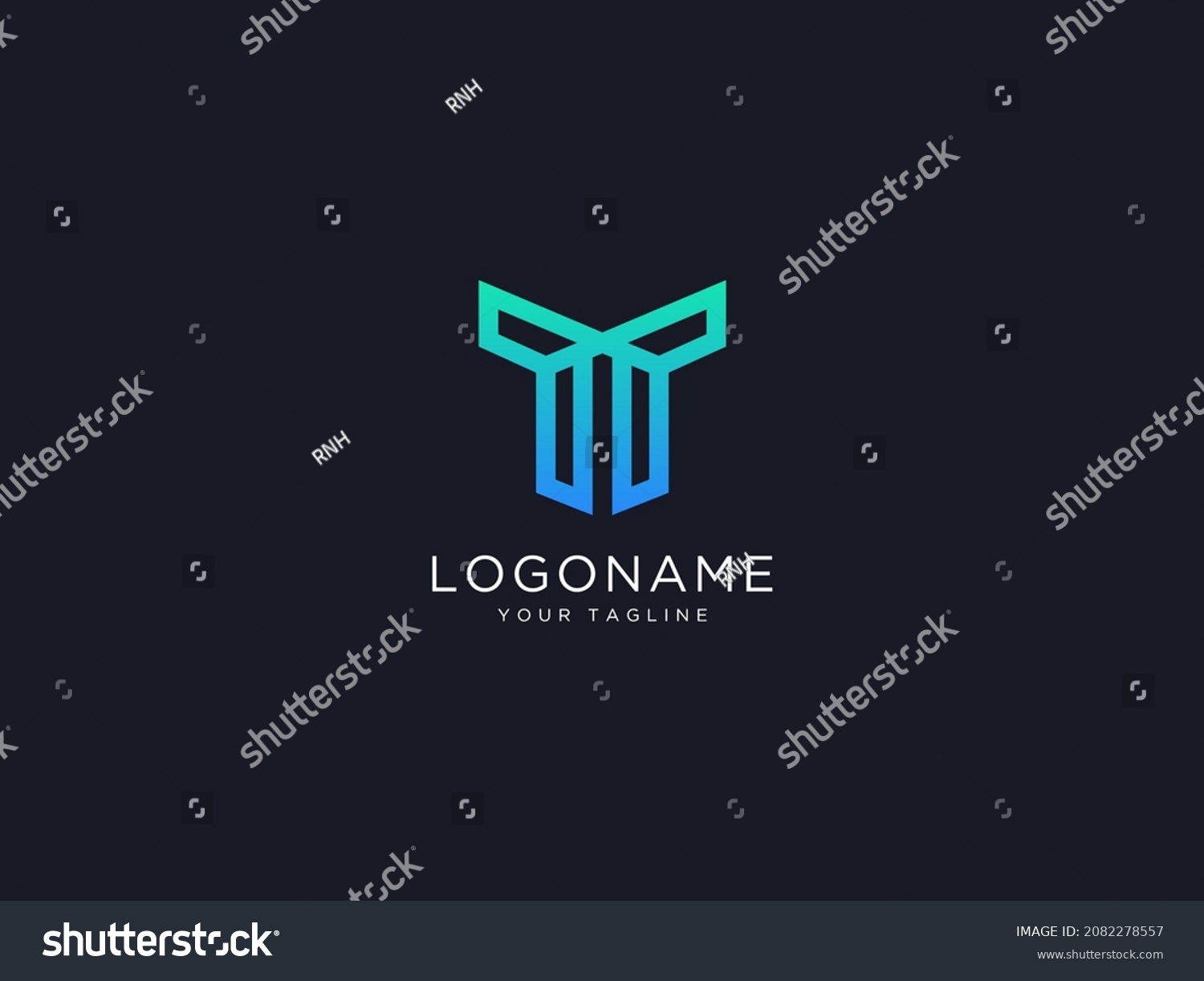 Geometric letter T logo design element - Royalty Free Stock Vector ...