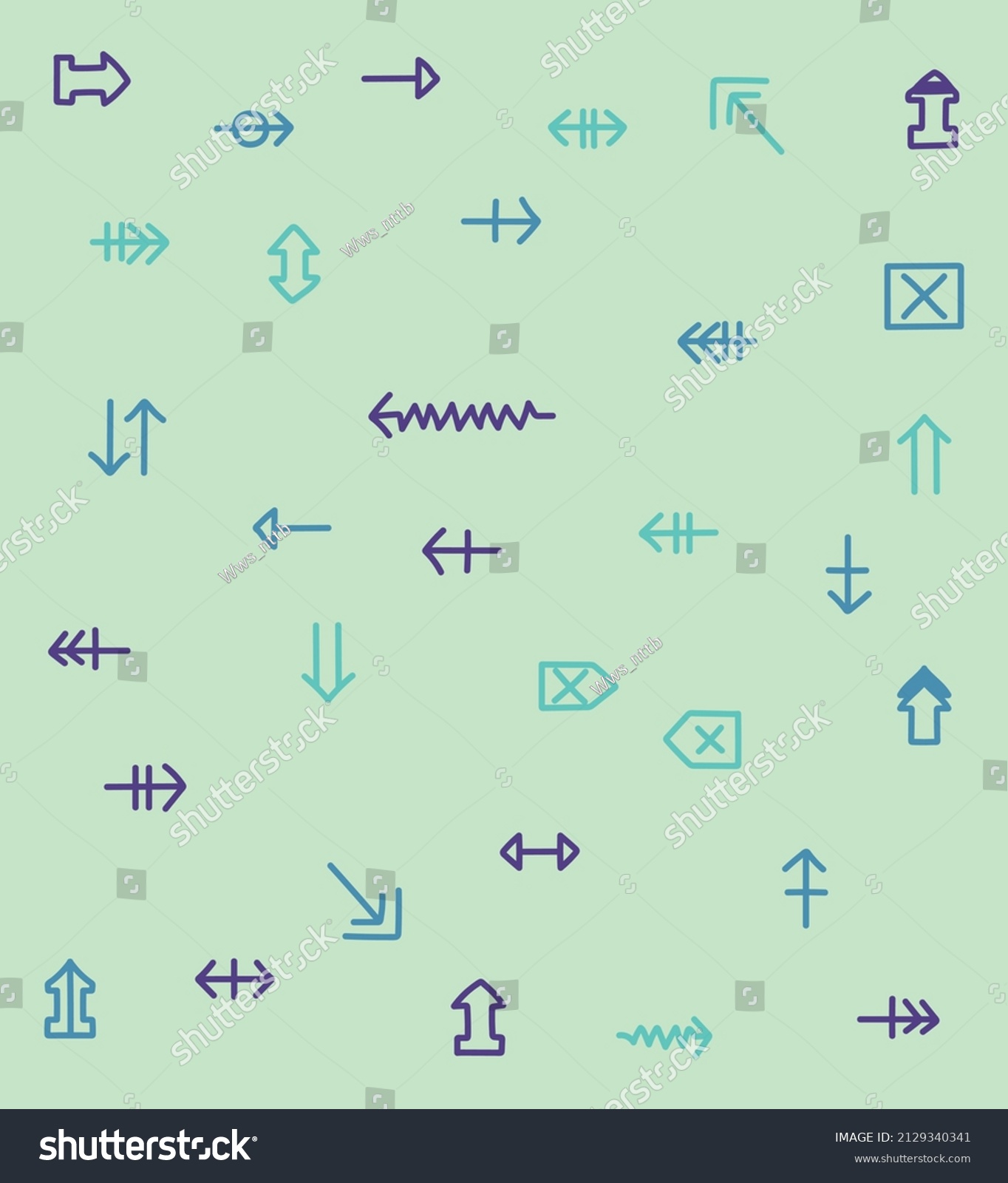 Icons and symbols special characters in the - Royalty Free Stock Vector ...