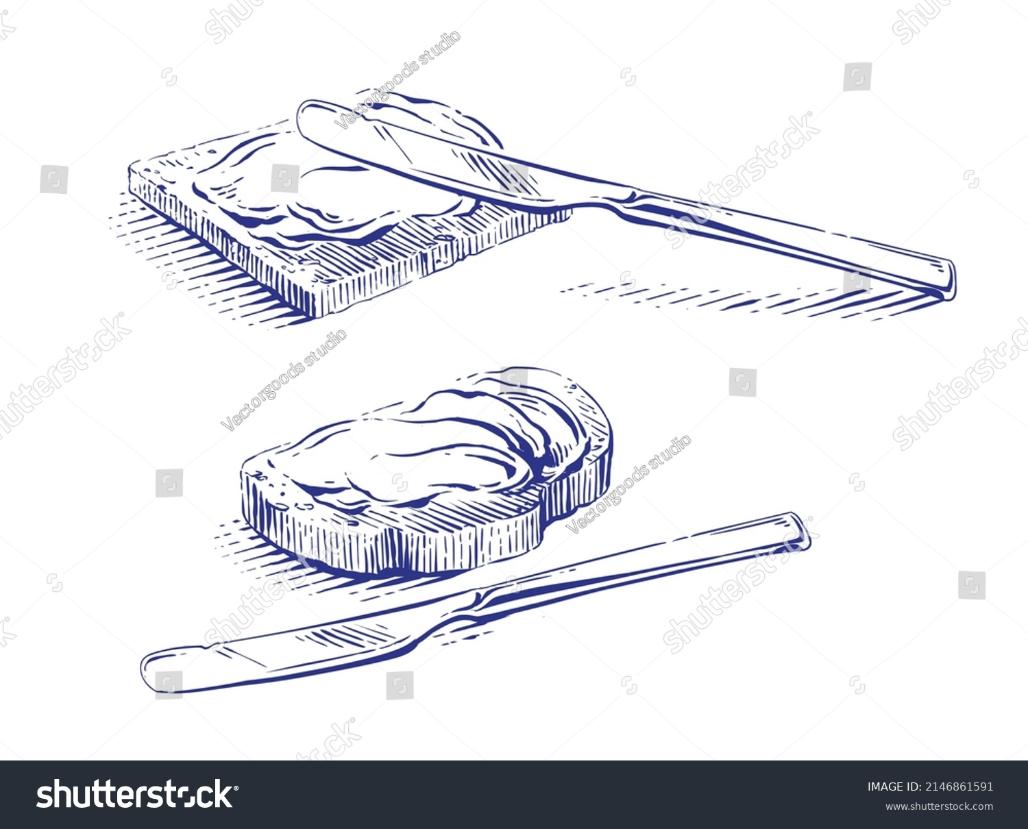 butter hand drawing sketch engraving - Royalty Free Stock Vector ...