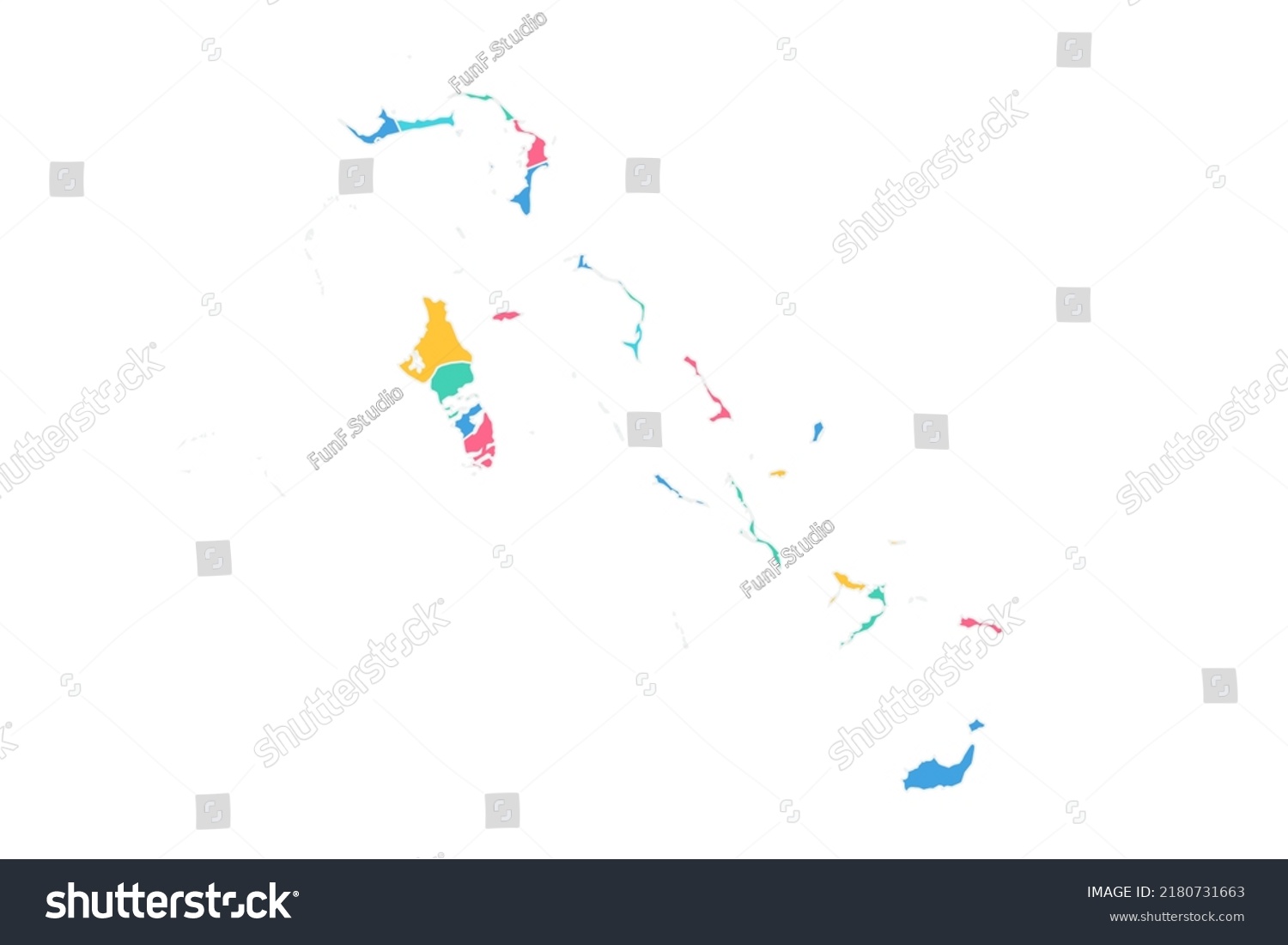 Bahamas Map - World Map International vector - Royalty Free Stock ...