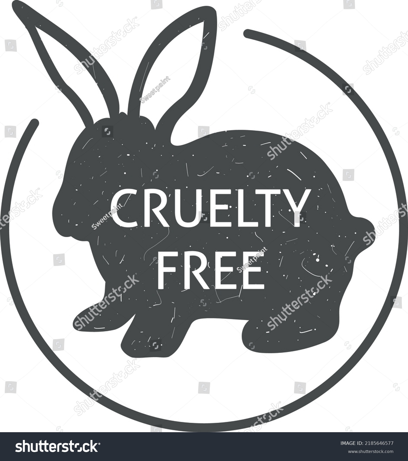 Cruelty free logo design with rabbit symbol. - Royalty Free Stock ... Cruelty free logo design with rabbit symbol. - Royalty Free Stock ...
