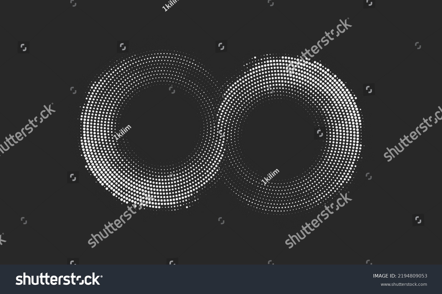 Vector infinity symbol illustration isolated on - Royalty Free Stock ...