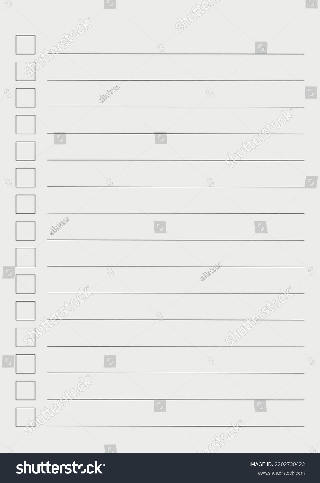 Graph paper. Printable To do list with check - Royalty Free Stock ...