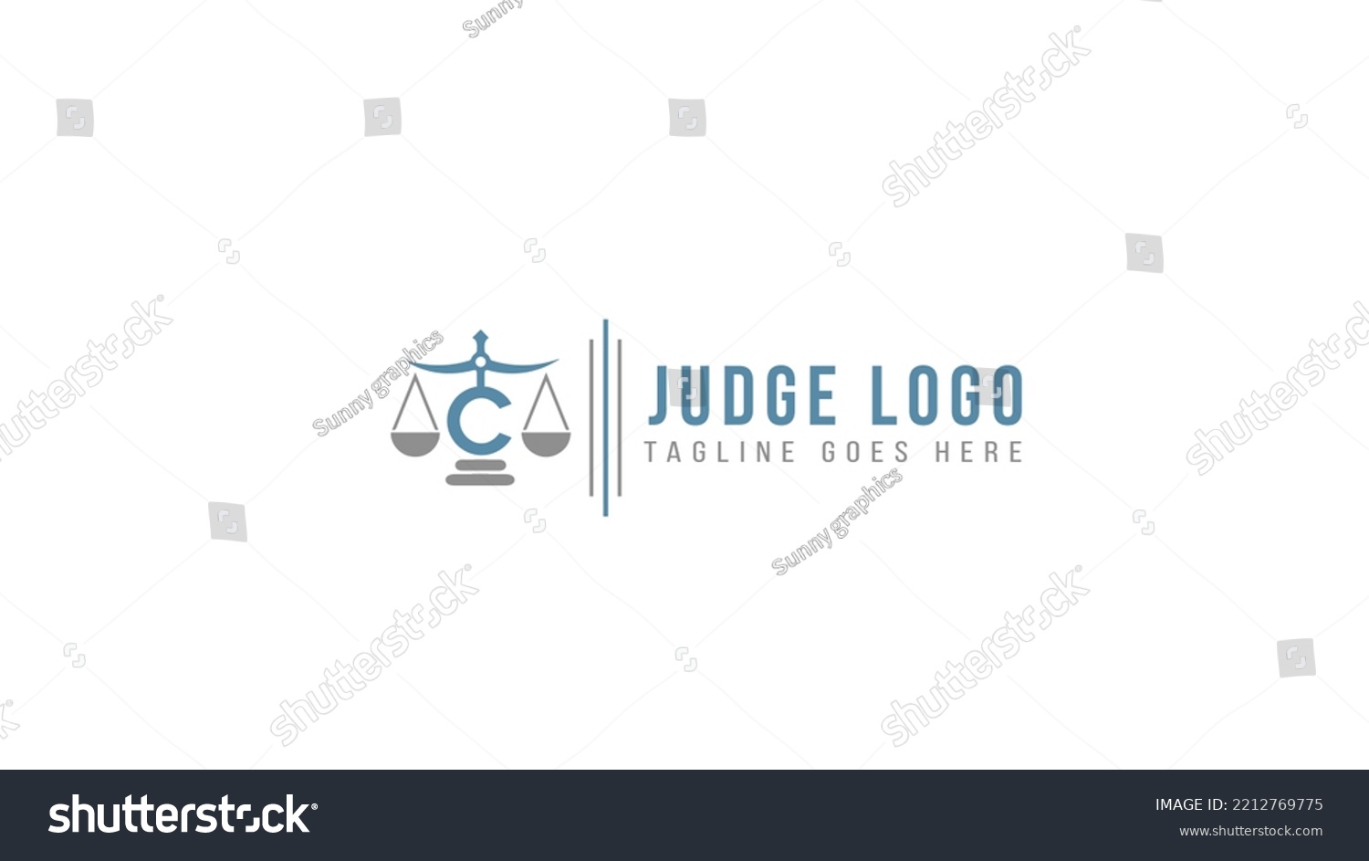 Judge Logo - Letter C logo- Law And Justice logo - Royalty Free Stock ...