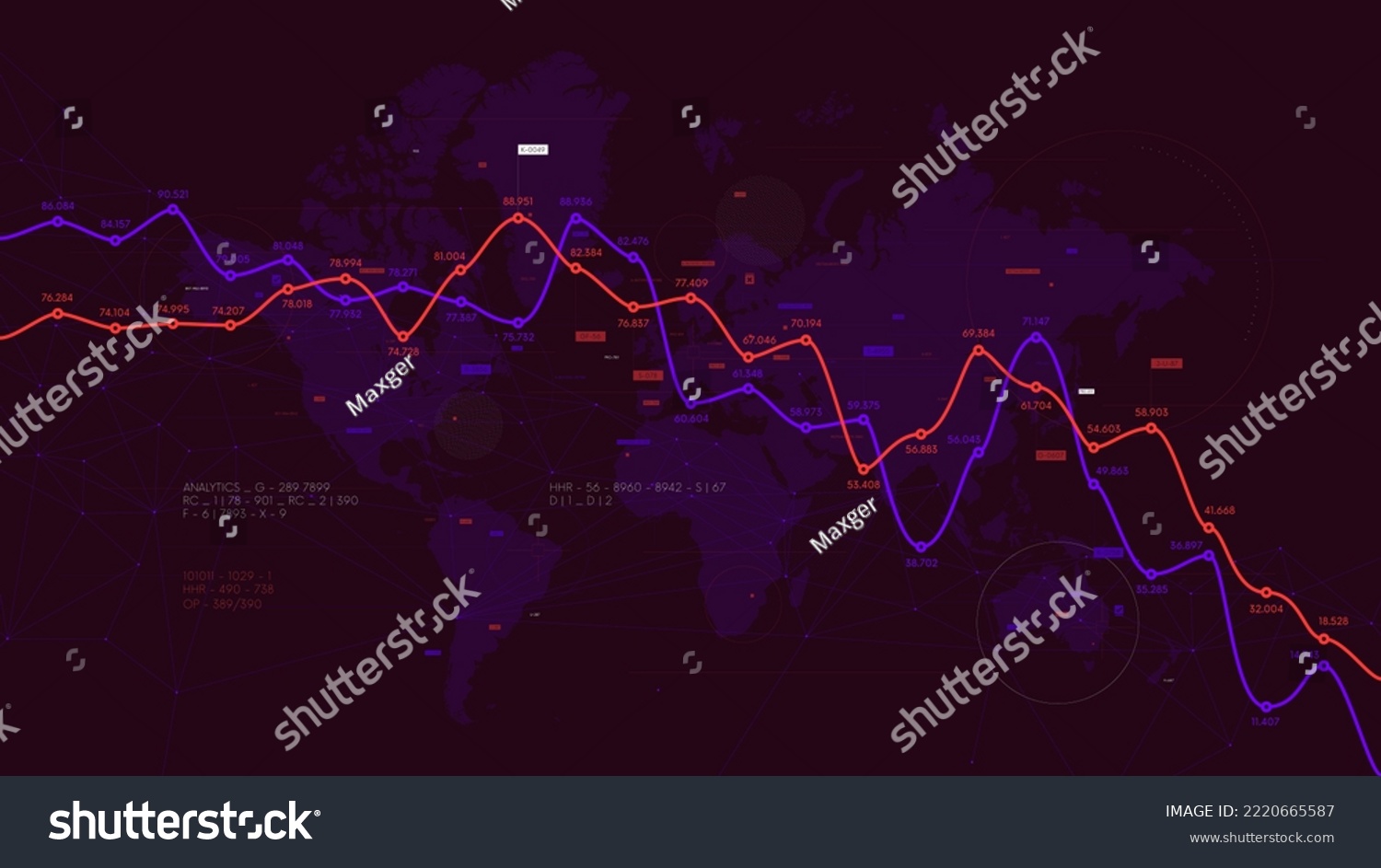 Digital analytics data visualization, financial - Royalty Free Stock ... Digital analytics data visualization, financial - Royalty Free Stock ...