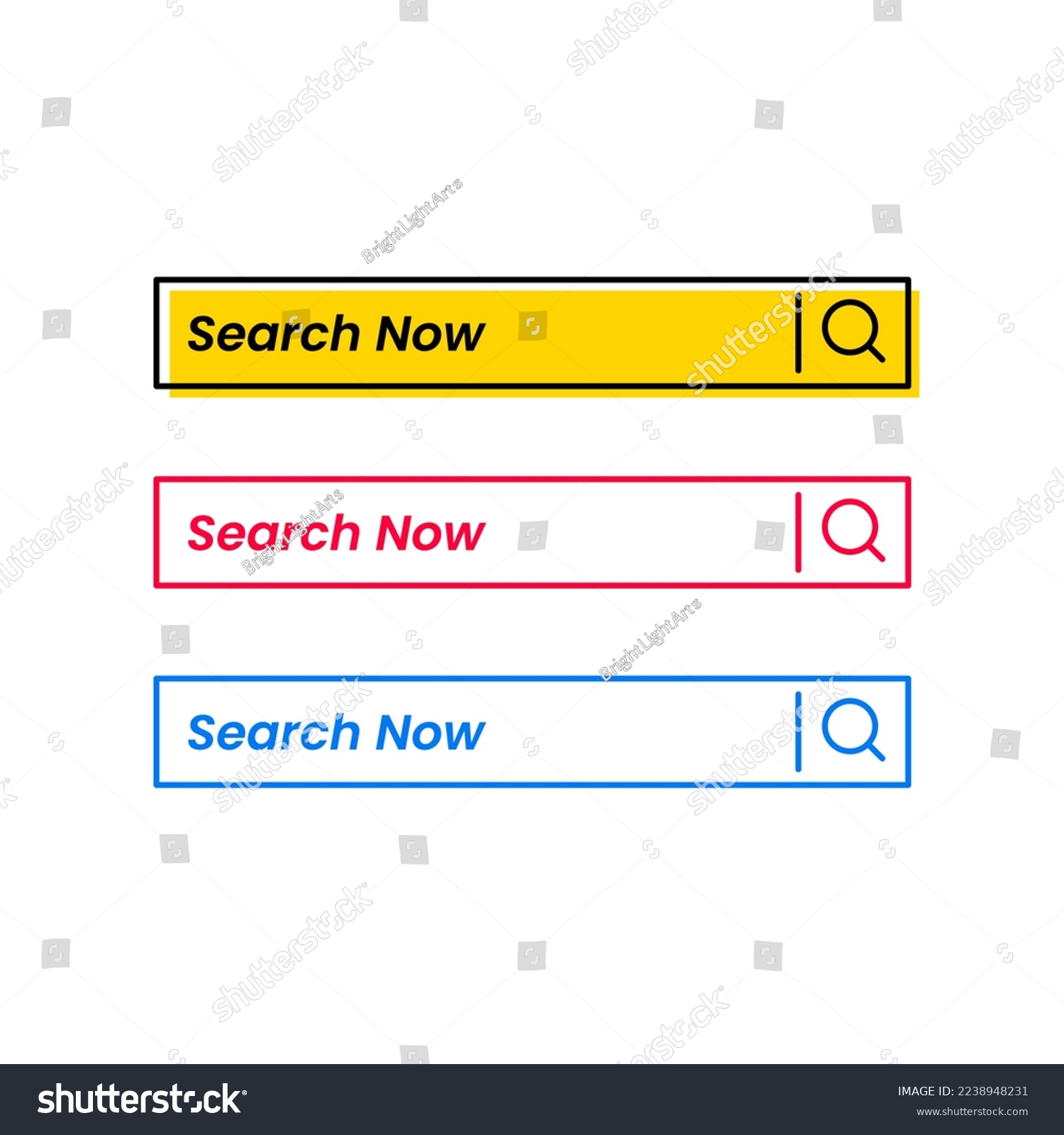 Search now label user interface sign design - Royalty Free Stock Vector ...