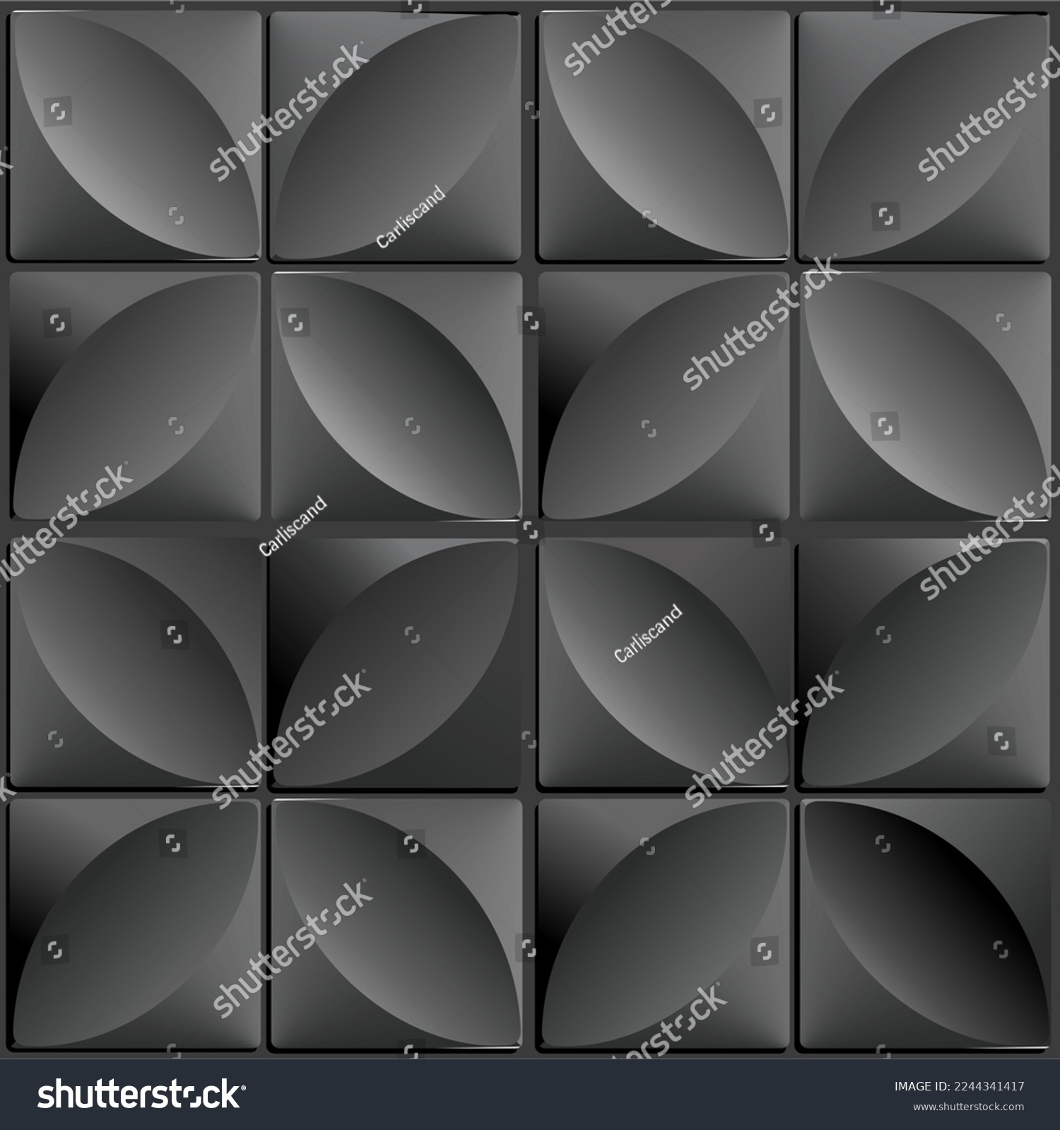3d wall cladding texture design - Royalty Free Stock Vector 2244341417 ...