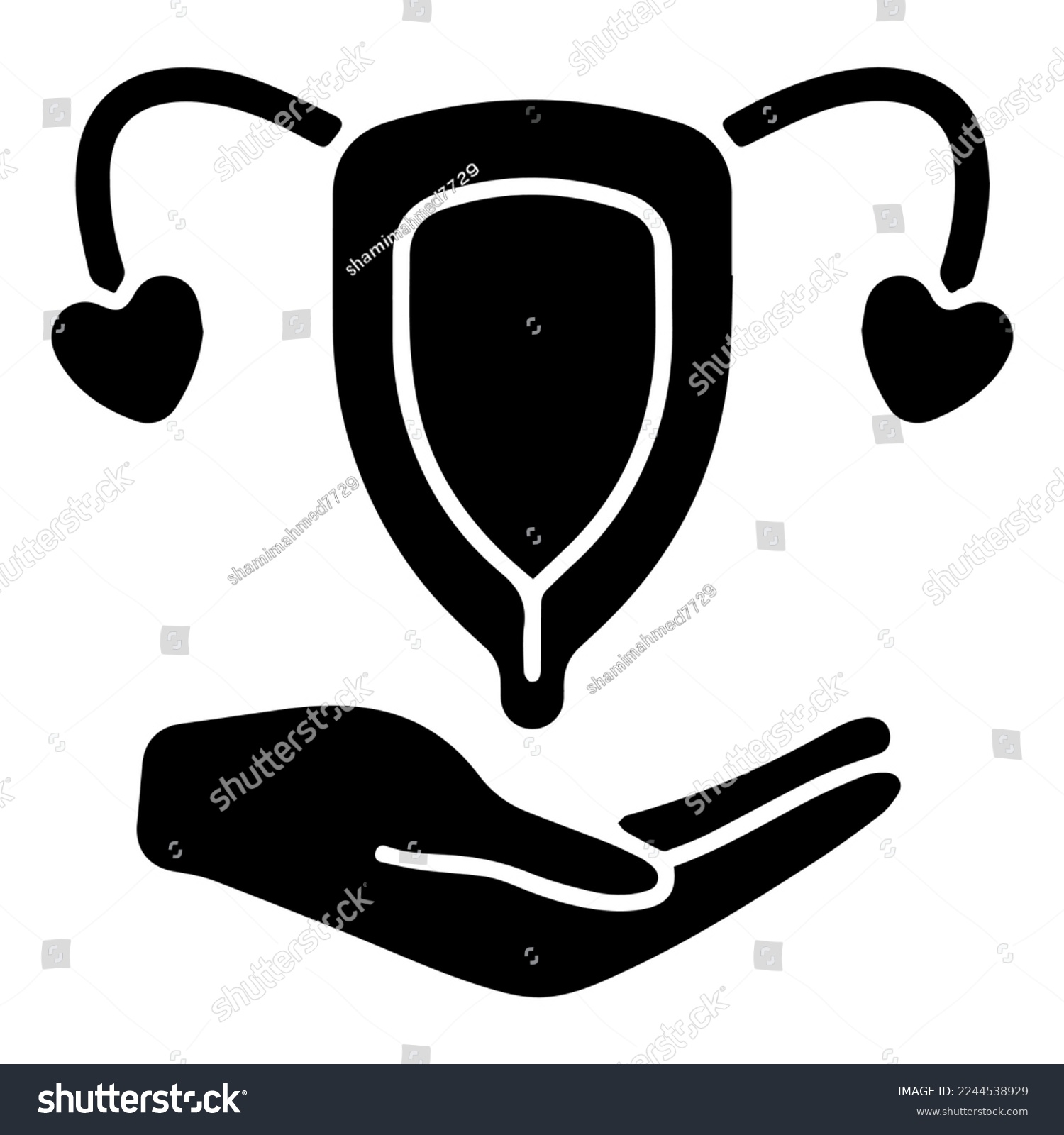Diagram Showing Female Reproductive System Royalty Free Stock Vector