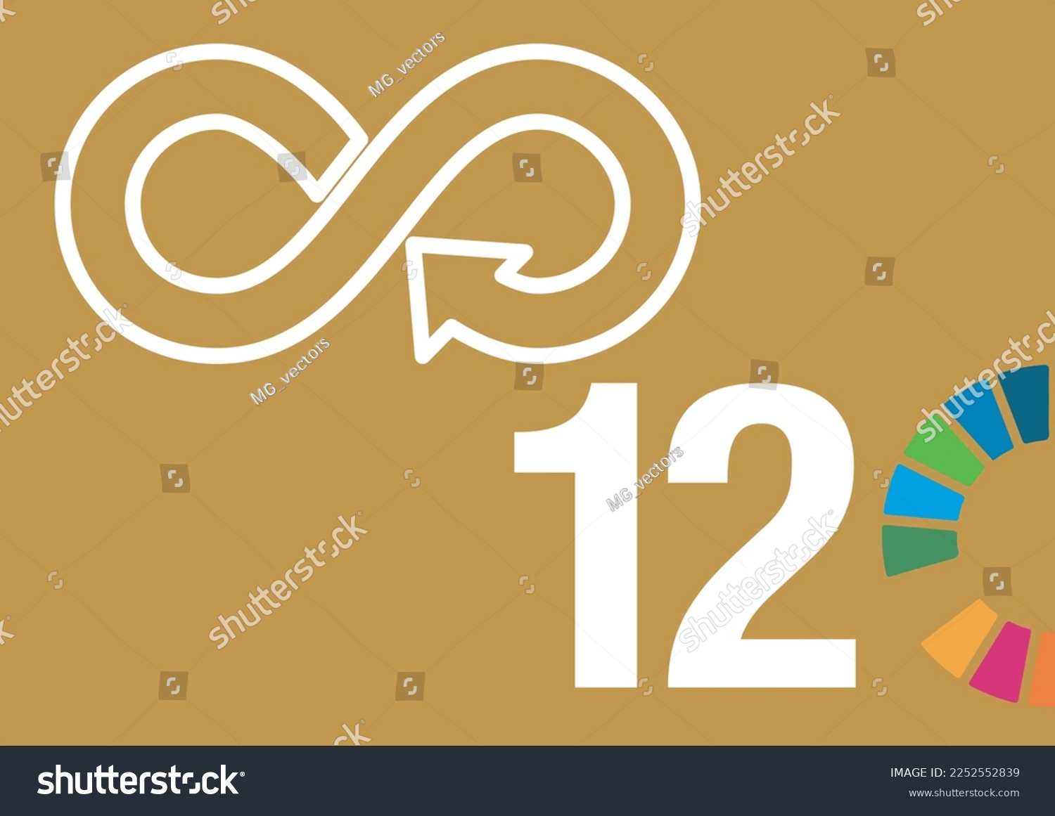 Sustainable Development Goals 12 Responsible - Royalty Free Stock ...