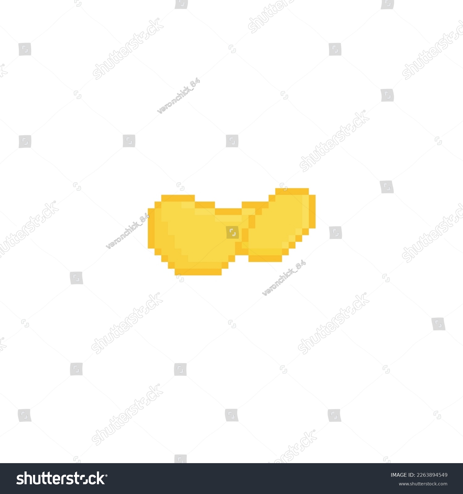 Potato Chips Icon 8 Bit Pixel Art Icon For Royalty Free Stock Vector 2263894549