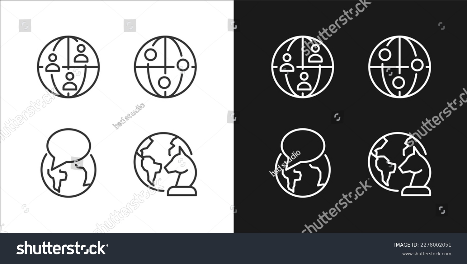Geopolitics process pixel perfect linear icons - Royalty Free Stock ... Geopolitics process pixel perfect linear icons - Royalty Free Stock ...