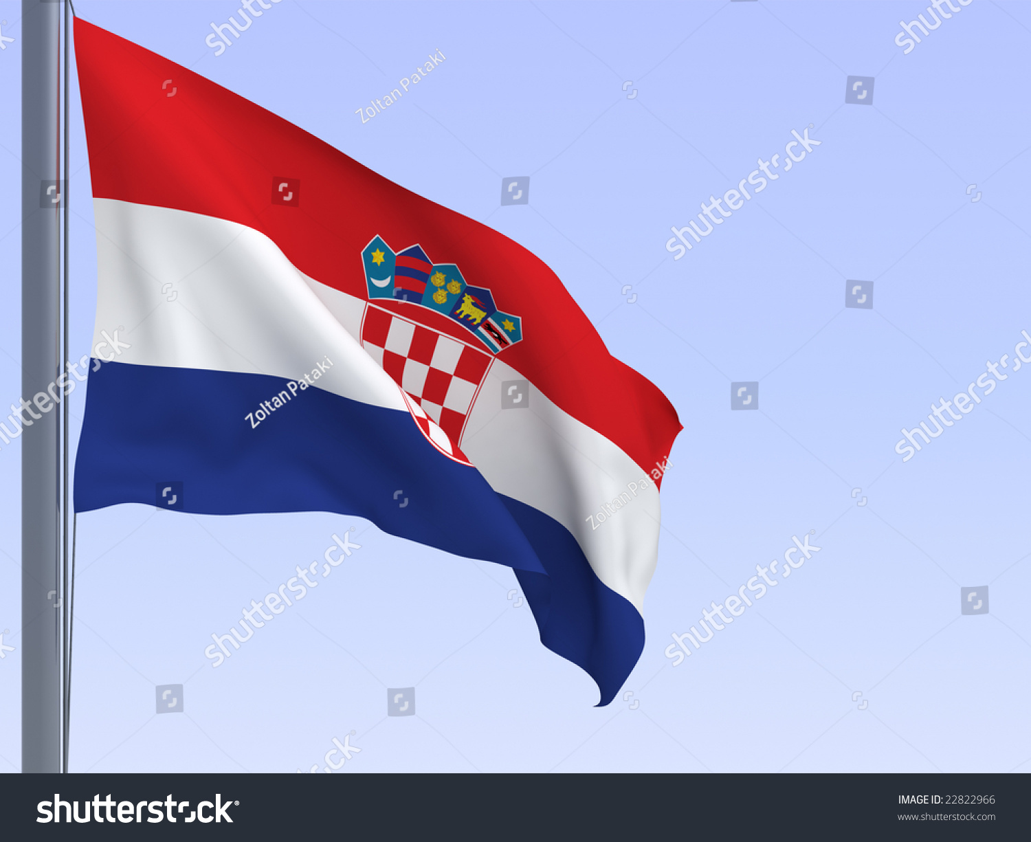 3d rendered flag in wind, series - Royalty Free Stock Photo 22822966 ...