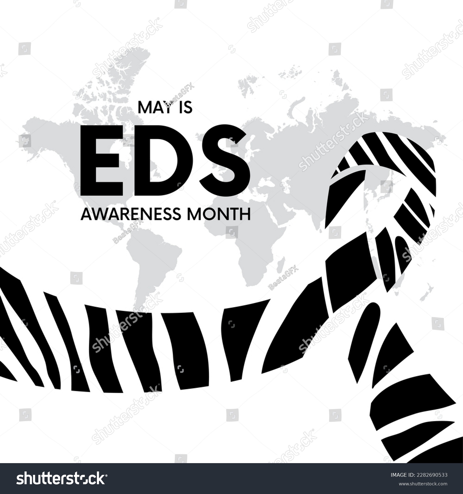 May is EDS Awareness Month vector illustration. - Royalty Free Stock ...