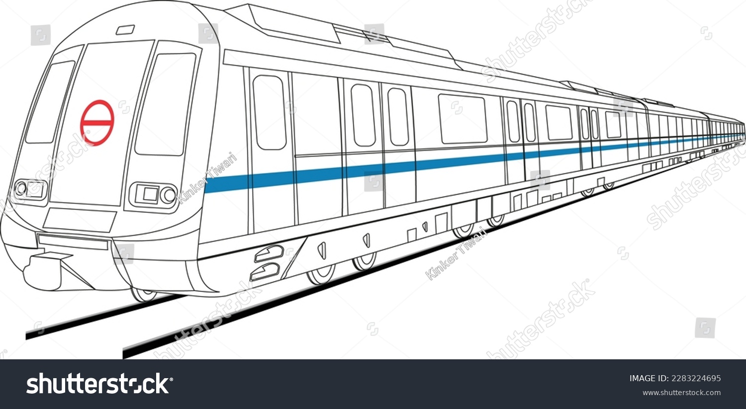 illustration of Delhi Metro Train lineart - Royalty Free Stock Vector ... illustration of Delhi Metro Train lineart - Royalty Free Stock Vector ...