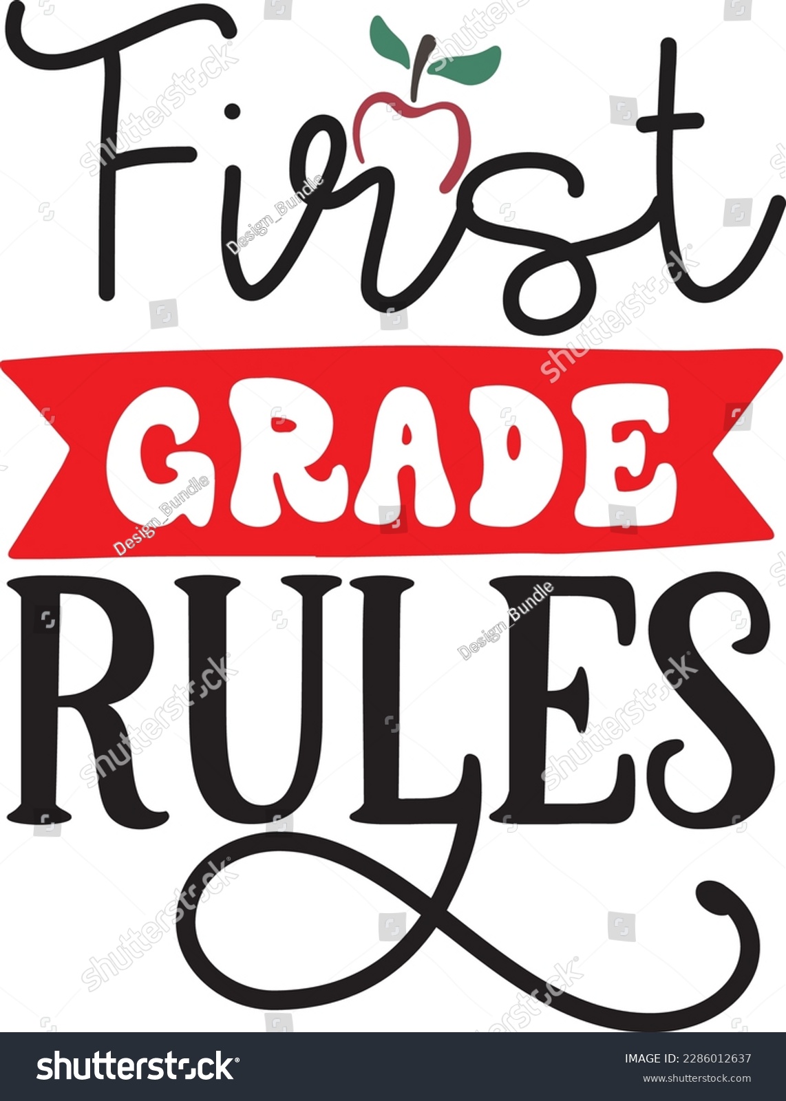 First grade rules svg ,Teacher svg Design, Back - Royalty Free Stock ...