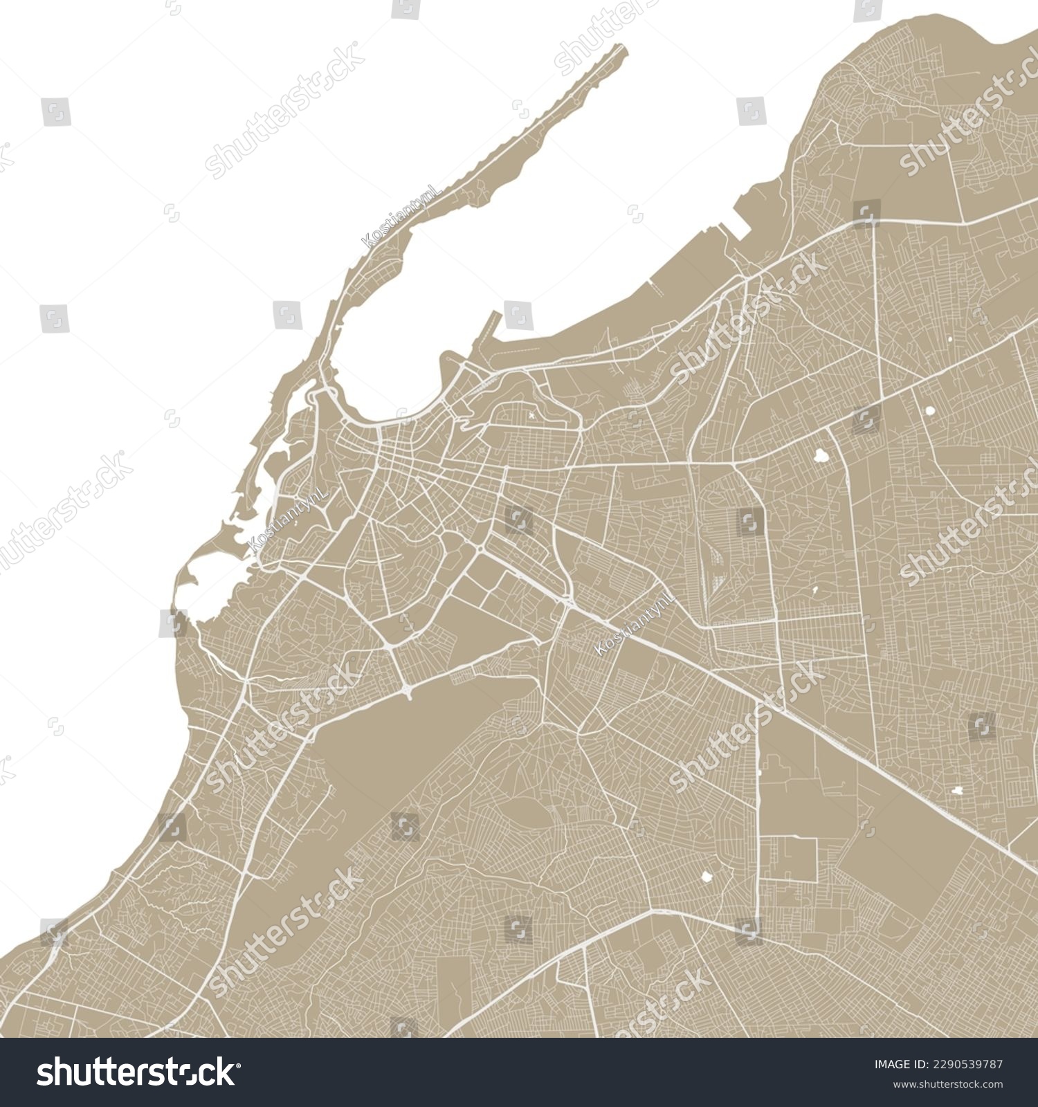 Vector map of Luanda, Angola. Urban city road - Royalty Free Stock ... Vector map of Luanda, Angola. Urban city road - Royalty Free Stock ...