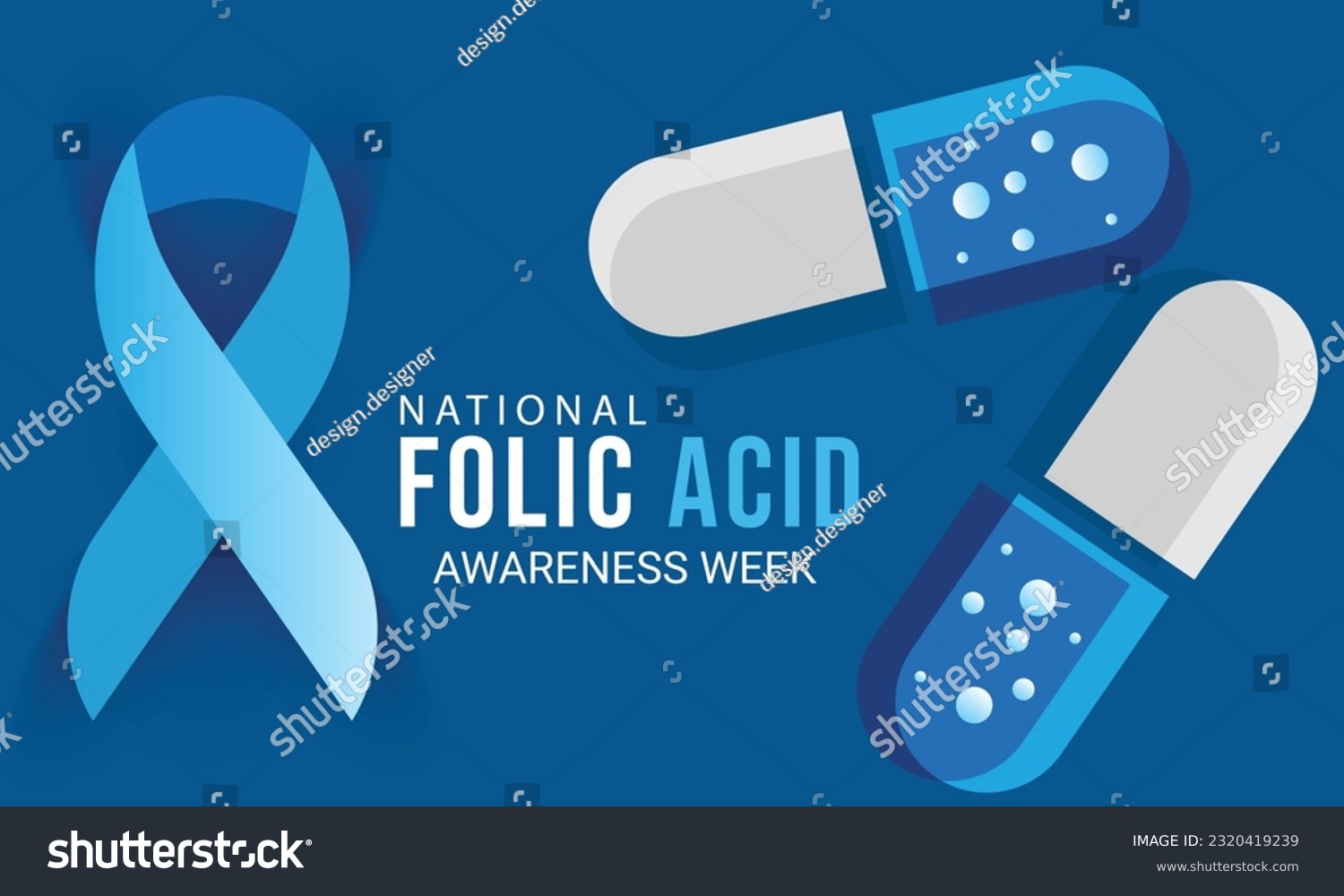 Folic acid awareness week. background, banner, - Royalty Free Stock ...