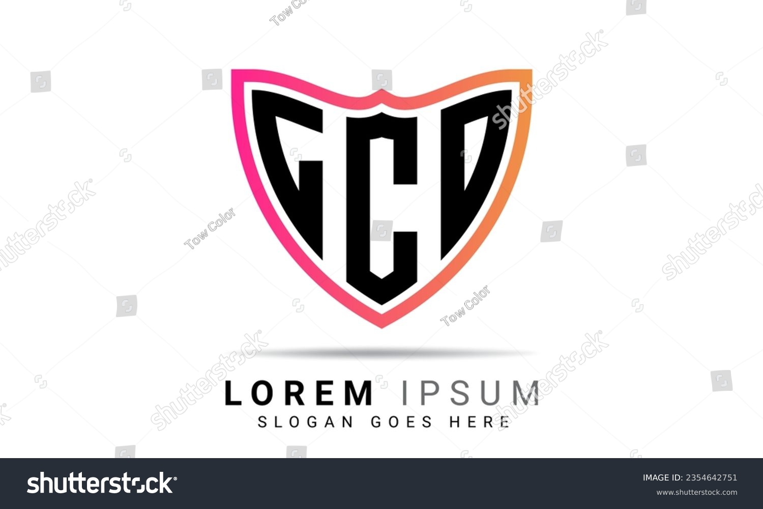 Letter Ccd Creative Stylish Logo Design Ccd Royalty Free Stock