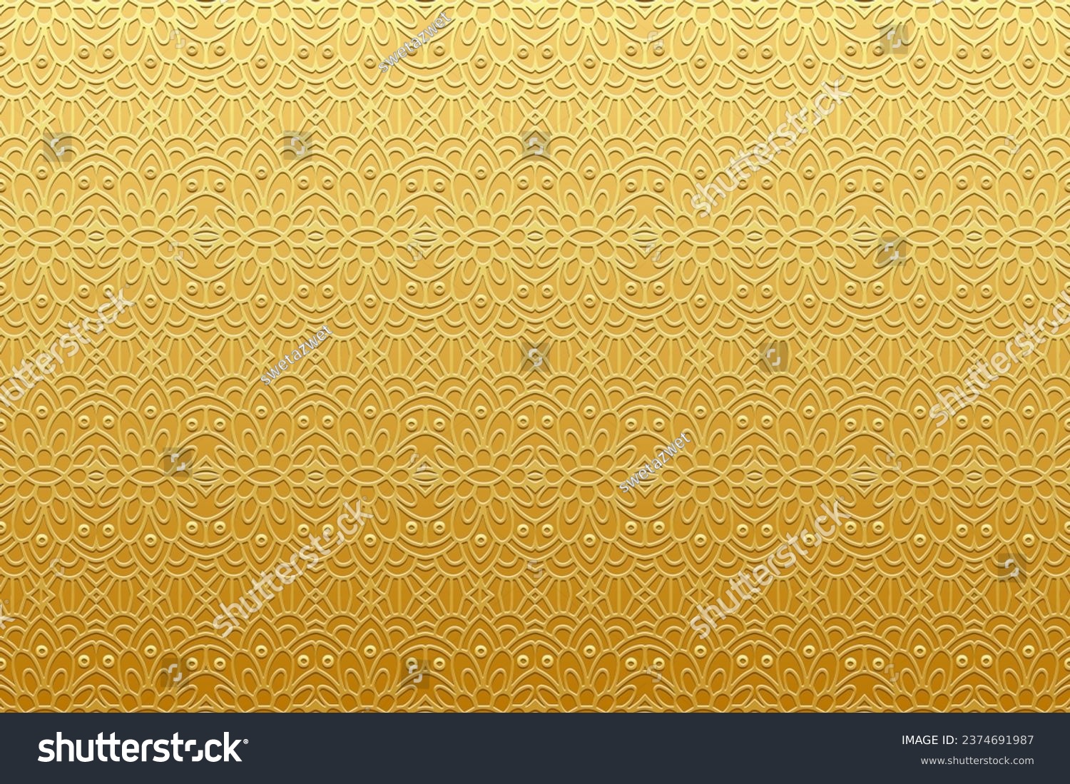 Embossed gold background, cover design. - Royalty Free Stock Vector ...