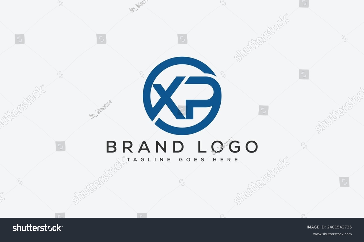 letter XP logo design vector template design for - Royalty Free Stock ...