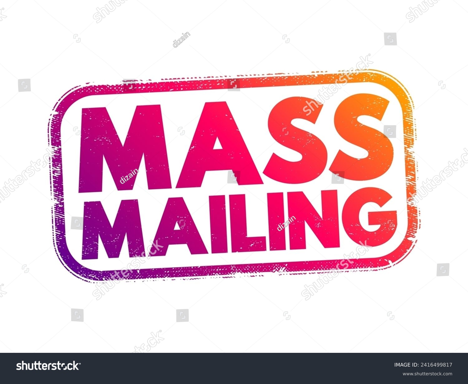 Mass Mailing - sending the same email message to - Royalty Free Stock ... Mass Mailing - sending the same email message to - Royalty Free Stock ...