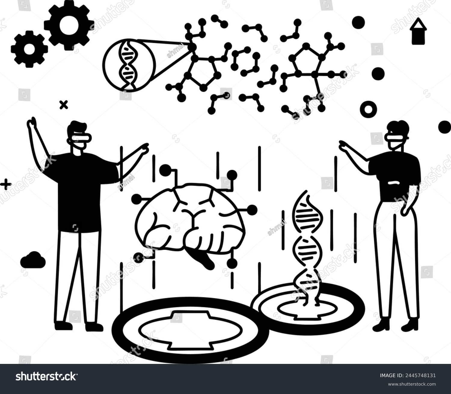 Decoding Human Brain Activity With Deep Learning Royalty Free Stock Vector 2445748131