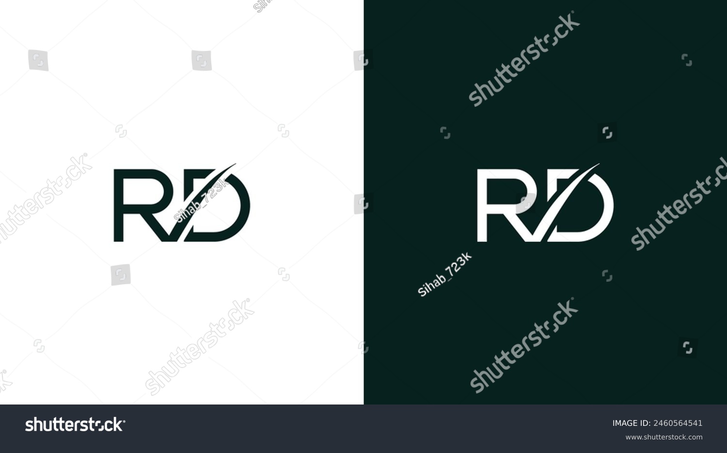 RD,DR Letter icon Logo Design, RD icon Brand - Royalty Free Stock ...