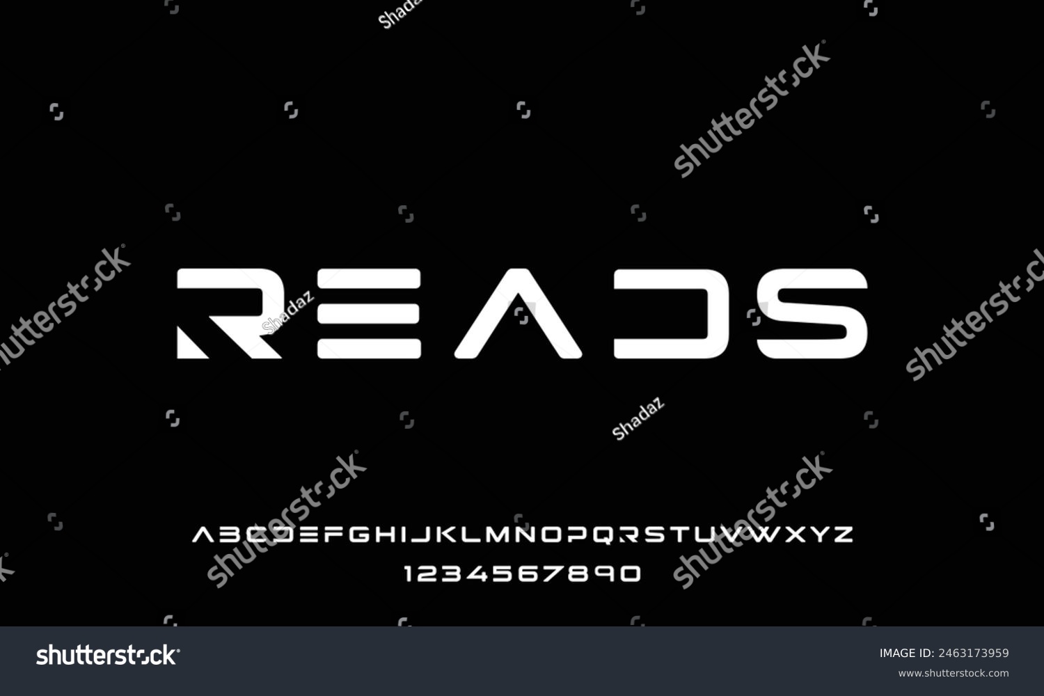 modern creative alphabet. Future fonts style. - Royalty Free Stock ...