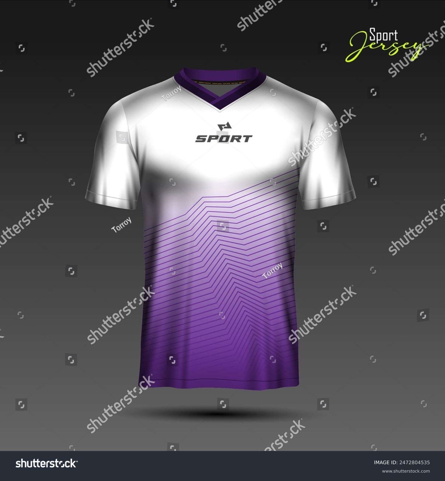 Sport jersey design editable and sublimation - Royalty Free Stock ...