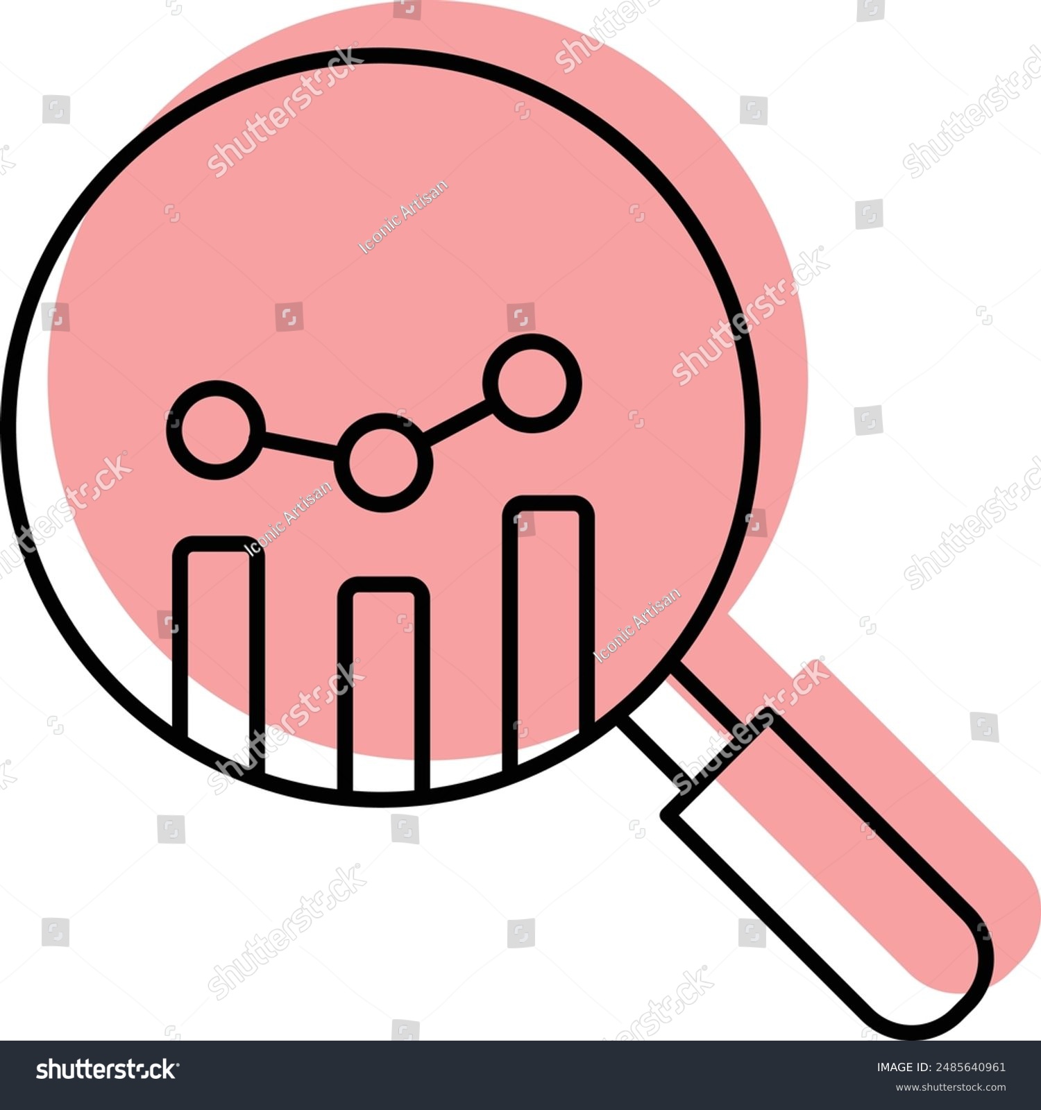 Forecasting Icon - Depicting Prediction of - Royalty Free Stock Vector ...