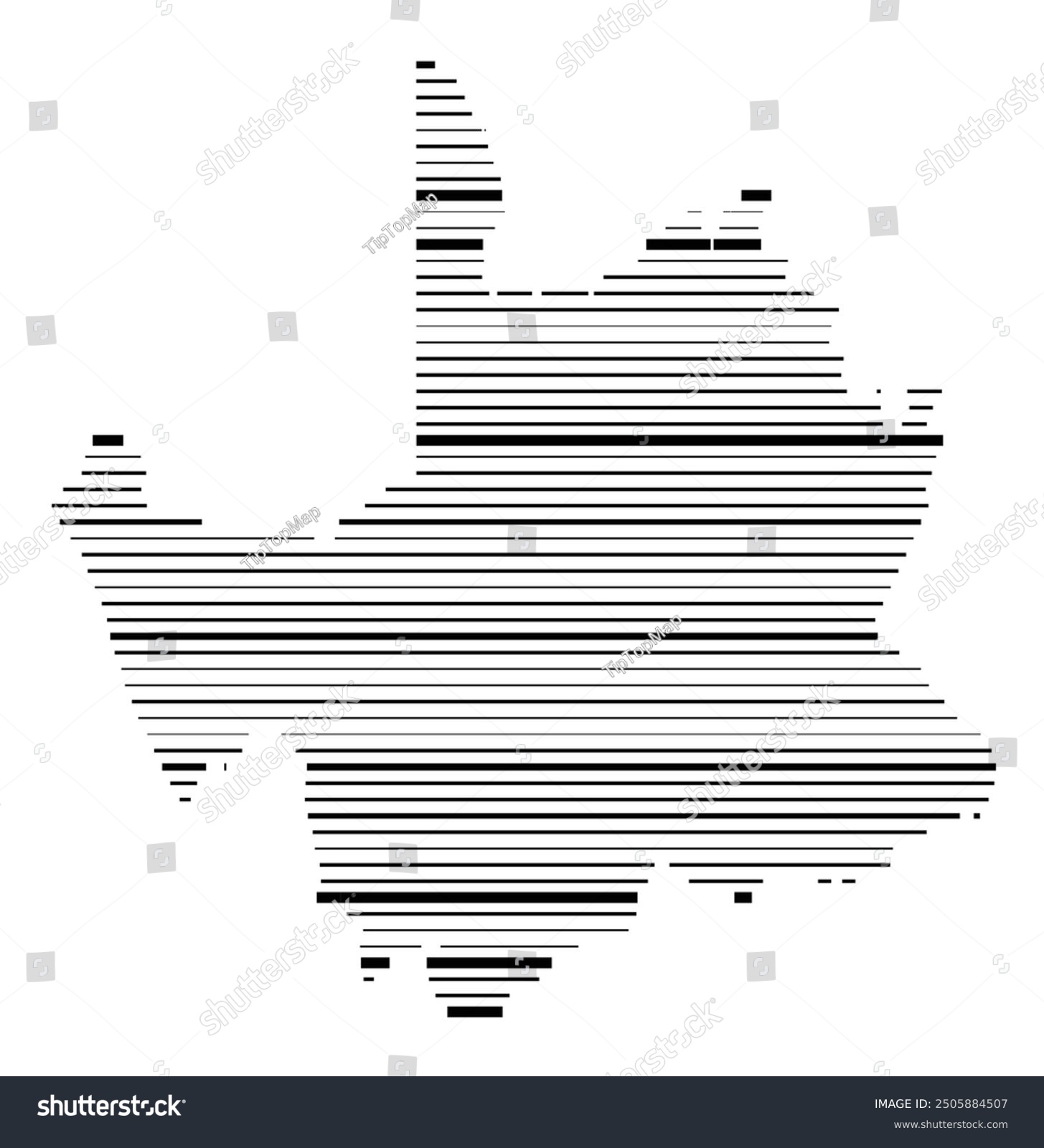 Symbol Map of the Province Northern Cape (South - Royalty Free Stock ...