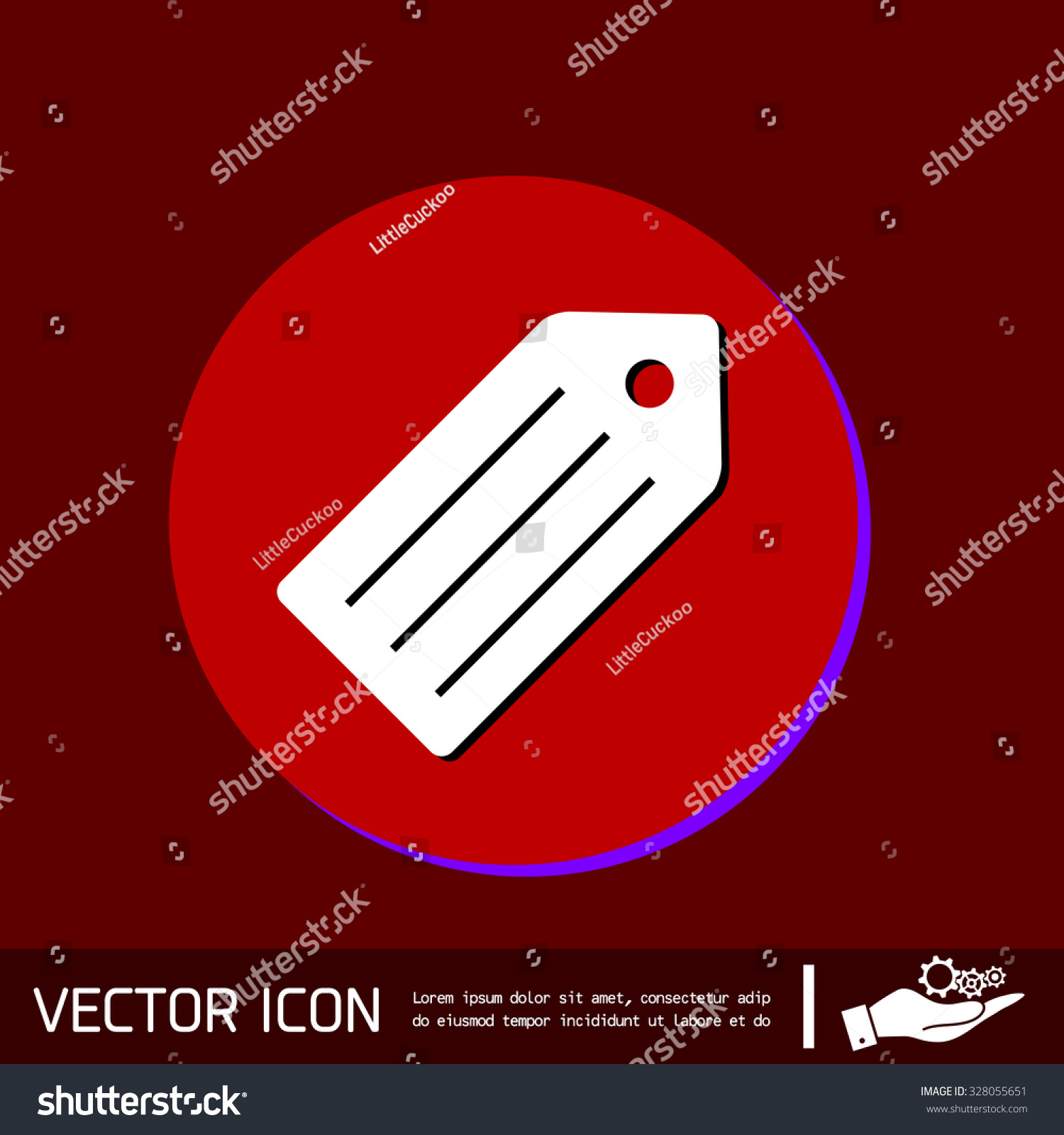 label. Symbol label for clothing or goods. - Royalty Free Stock Vector ...
