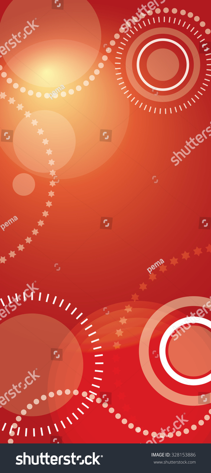 red and orange circle shape background - Royalty Free Stock Vector ...