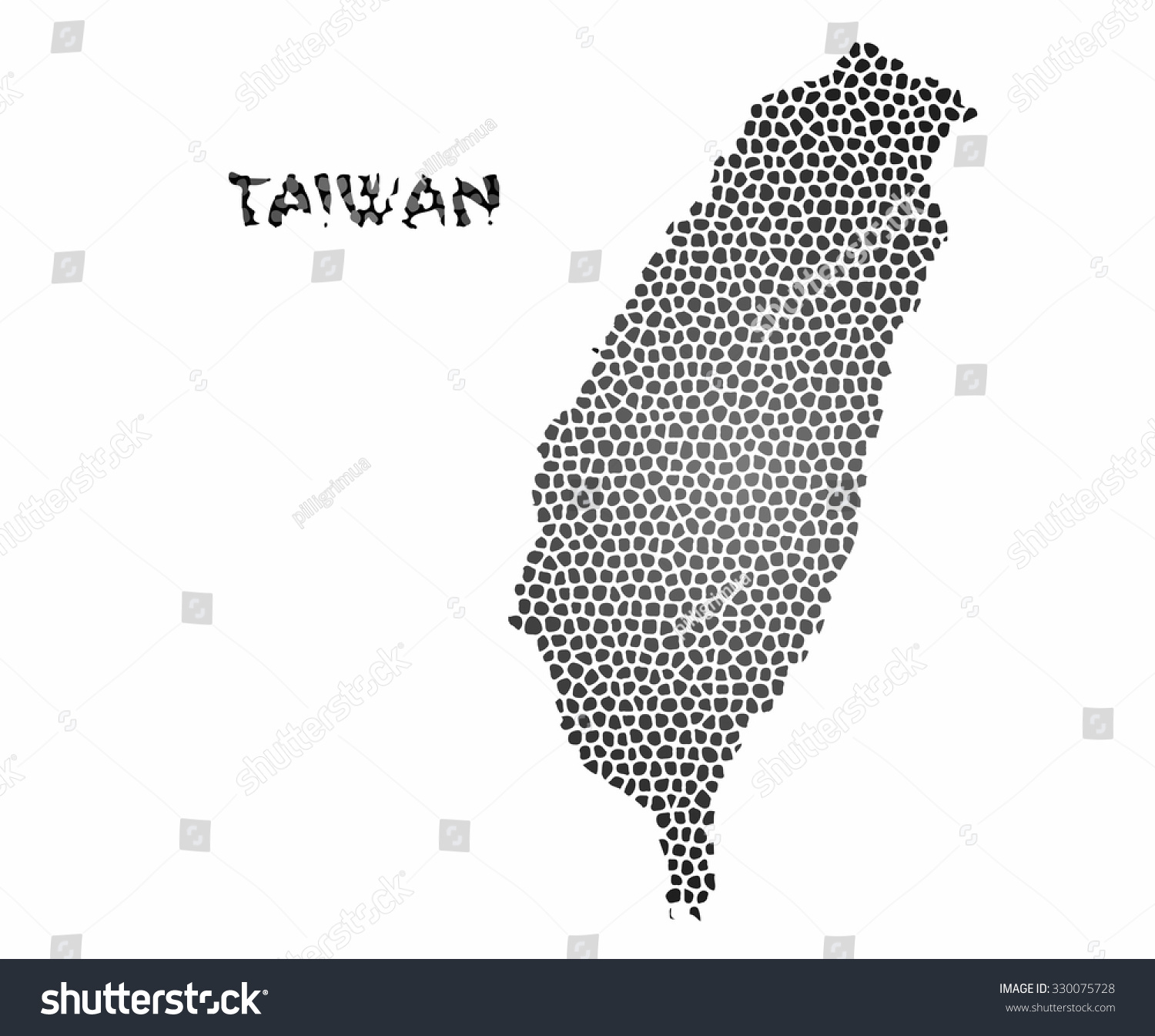 Concept map of Taiwan, vector design - Royalty Free Stock Vector ...