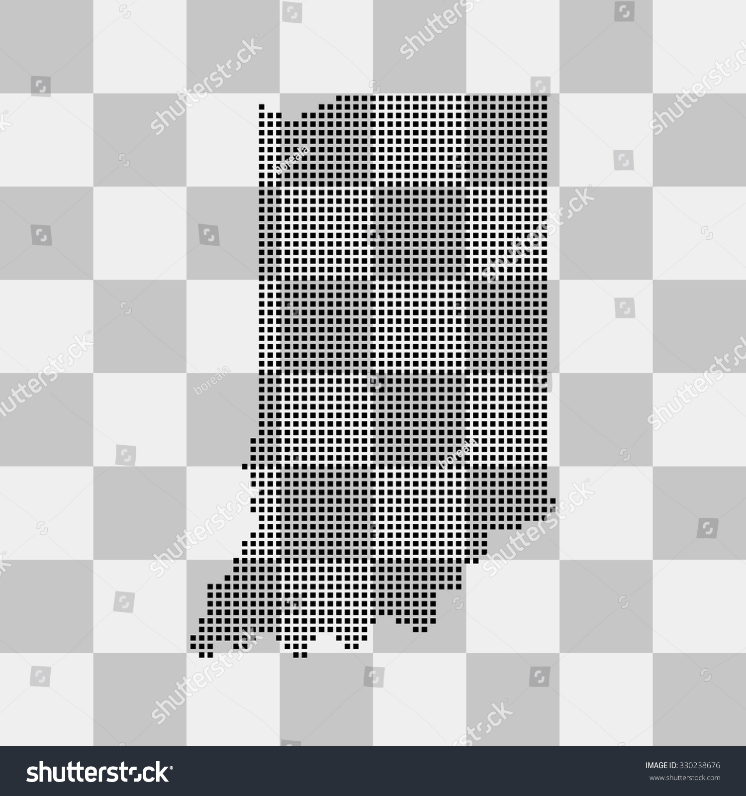 map of Indiana - Royalty Free Stock Vector 330238676 - Avopix.com