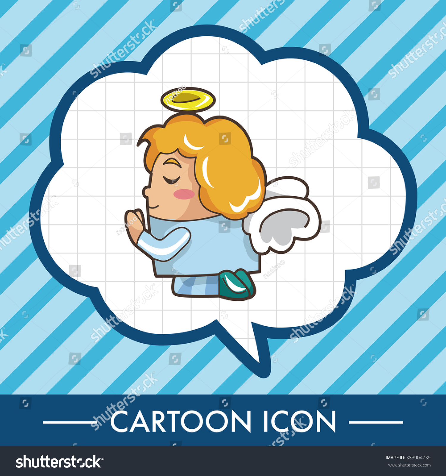 angel theme elements vector,eps - Royalty Free Stock Vector 383904739 ...