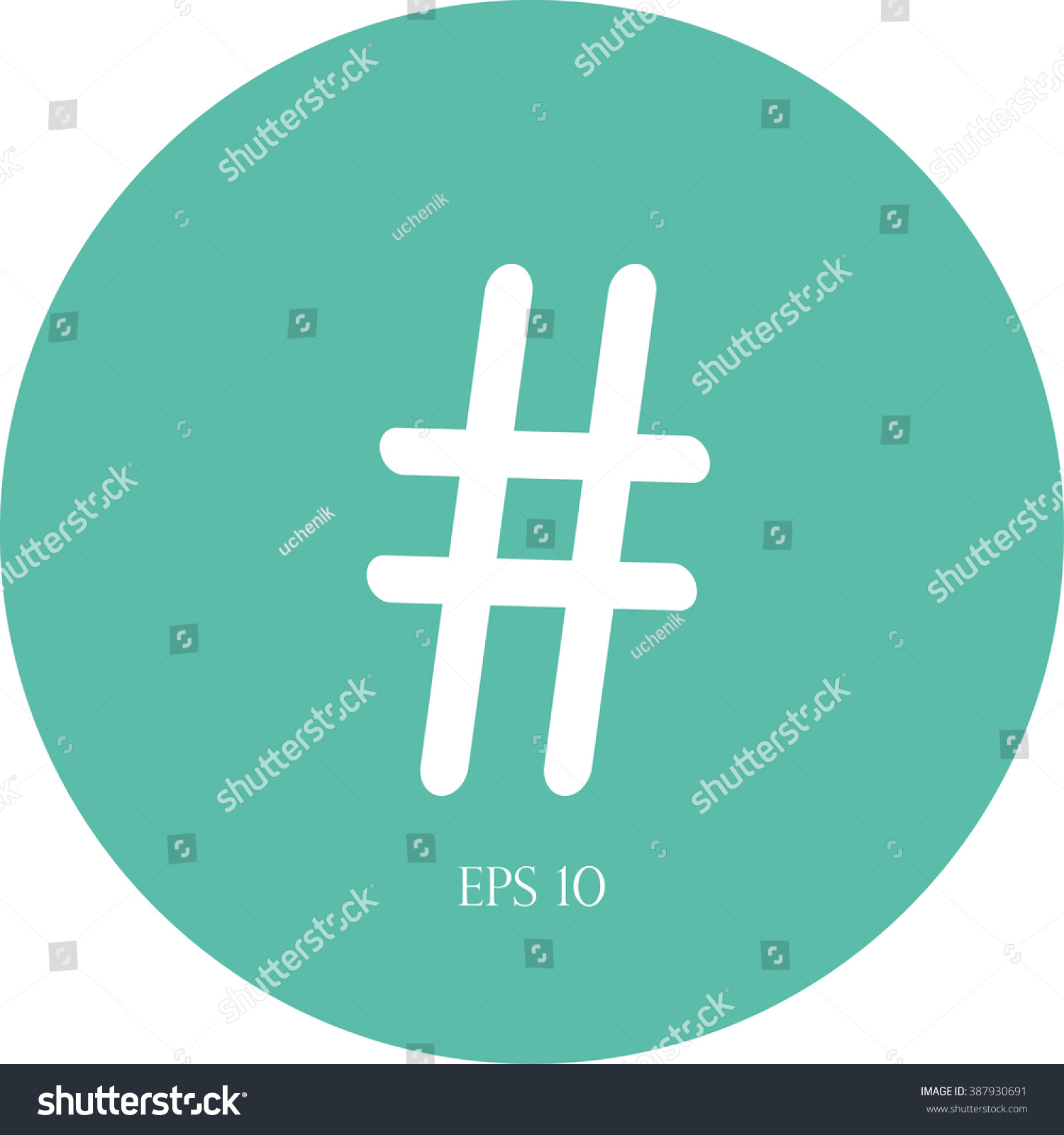 Button Grid Icon Royalty Free Stock Vector 387930691