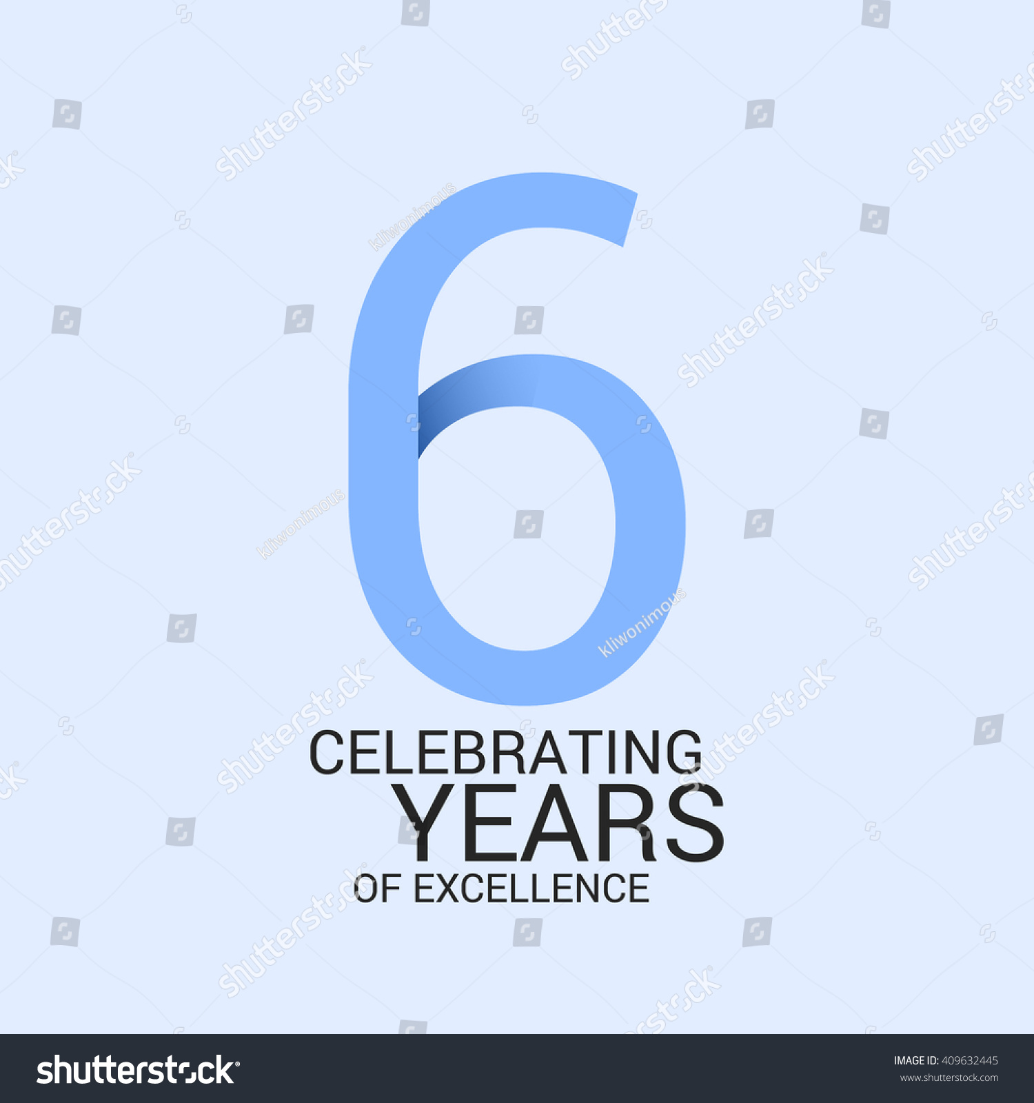 6 years anniversary, signs, symbols. simple - Royalty Free Stock Vector ...