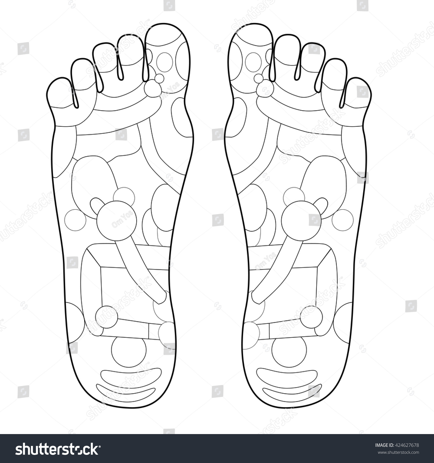 Blank scheme of Acupuncture - Traditional - Royalty Free Stock Vector ...