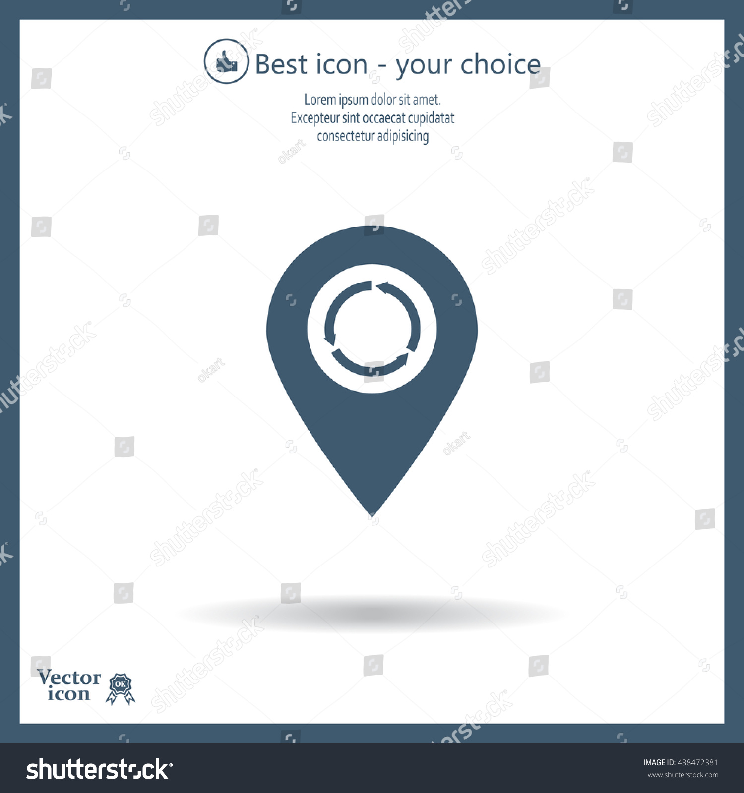 Arrows circle vector map pointer - Royalty Free Stock Vector 438472381 ... Arrows circle vector map pointer - Royalty Free Stock Vector 438472381 ...