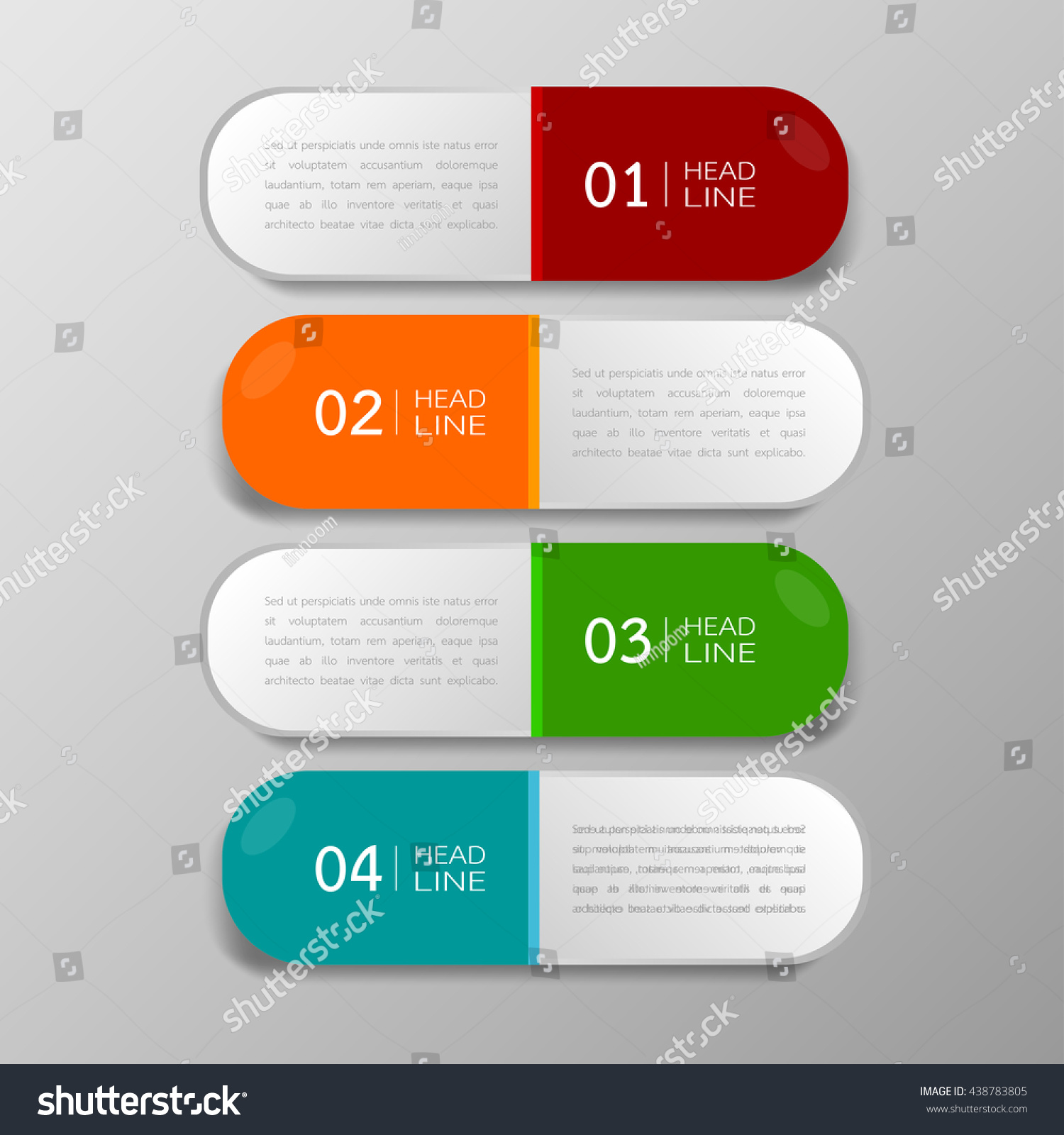 Banners template tabs design Illustration vector - Royalty Free Stock ...