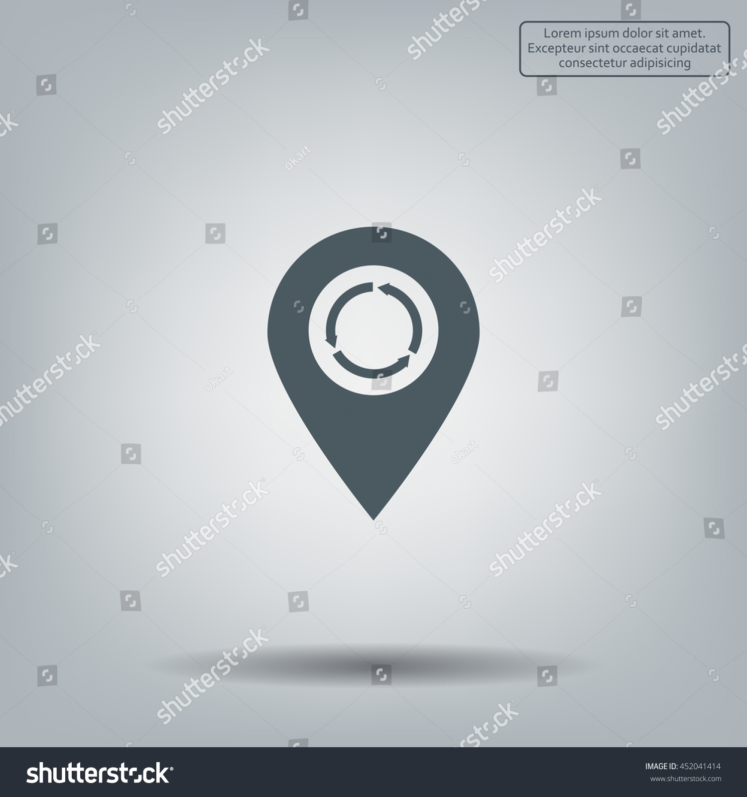 Arrows circle vector map pointer - Royalty Free Stock Vector 452041414 ... Arrows circle vector map pointer - Royalty Free Stock Vector 452041414 ...