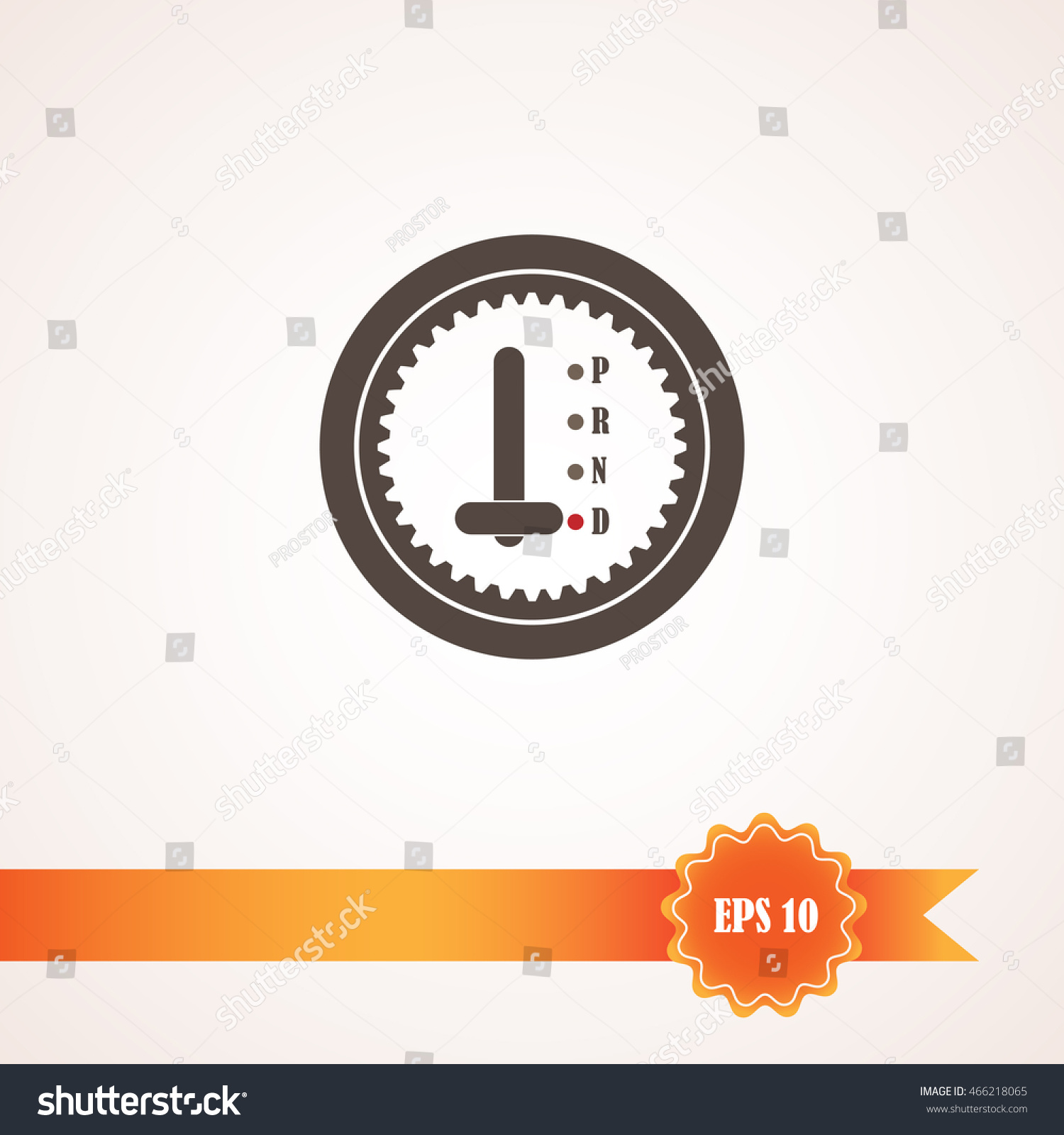 Automatic gear shift repair sign, , friction - Royalty Free Stock ...