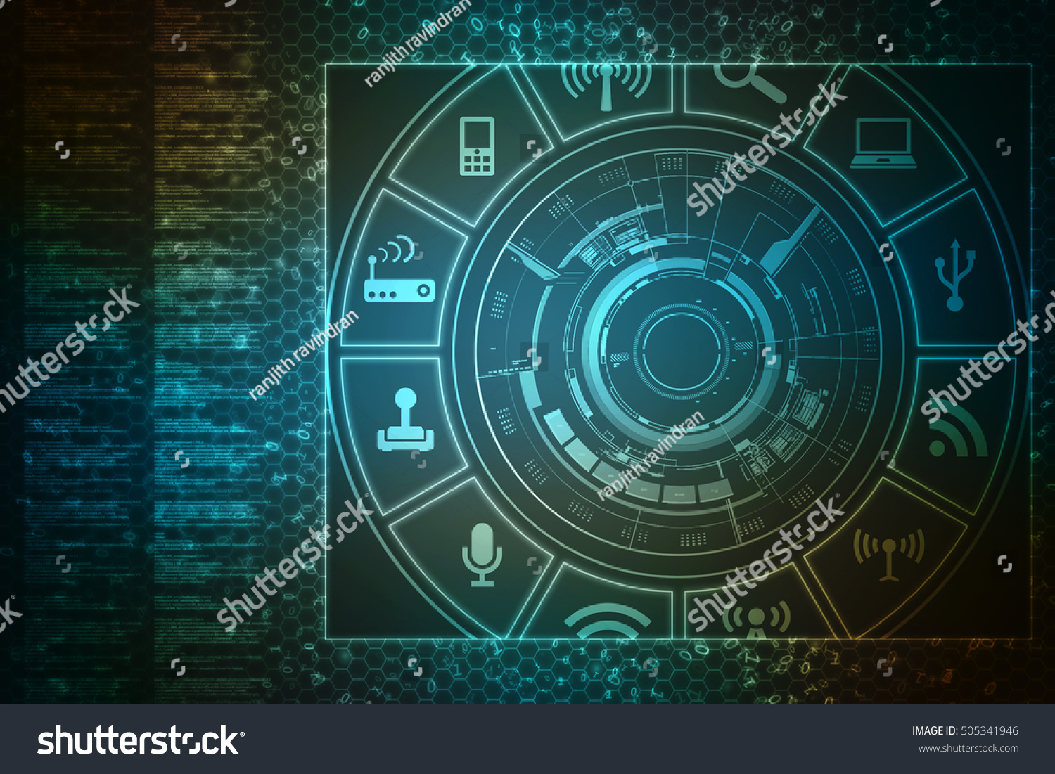 Digital Abstract technology background,2d - Royalty Free Stock Photo ...