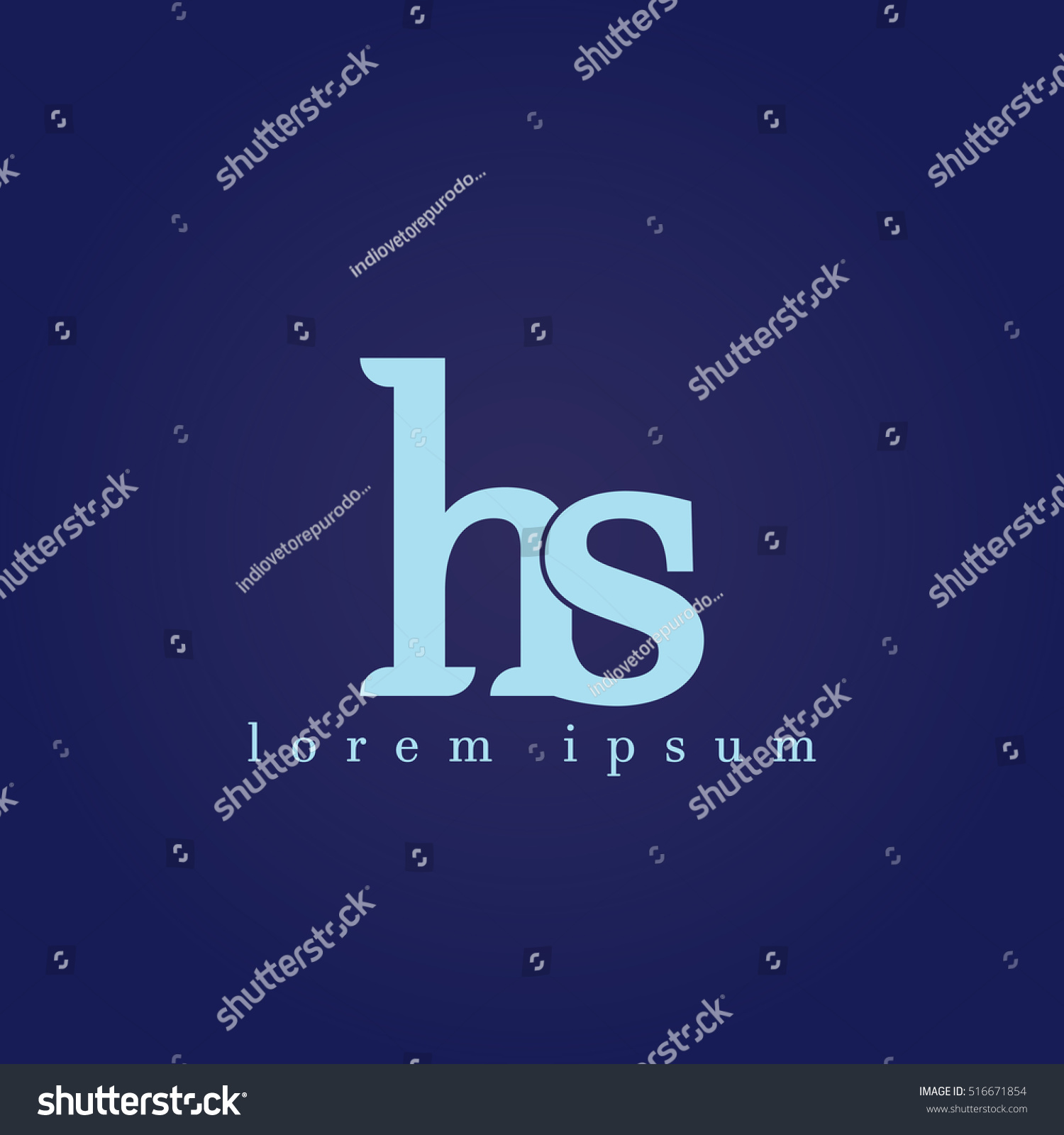 logo lowercase h which combined with a dark - Royalty Free Stock Photo ...