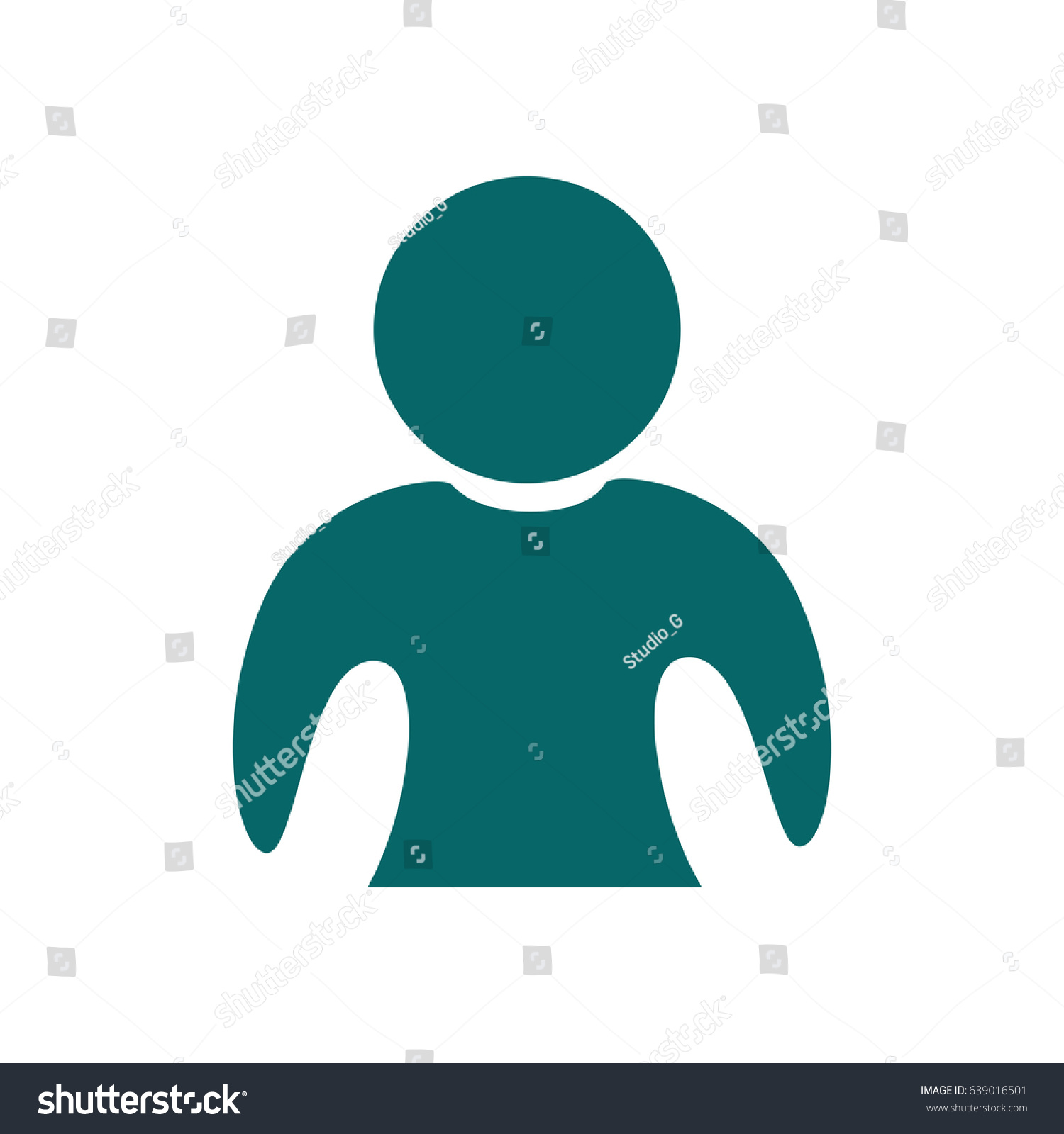 pictogram man icon - Royalty Free Stock Vector 639016501 - Avopix.com