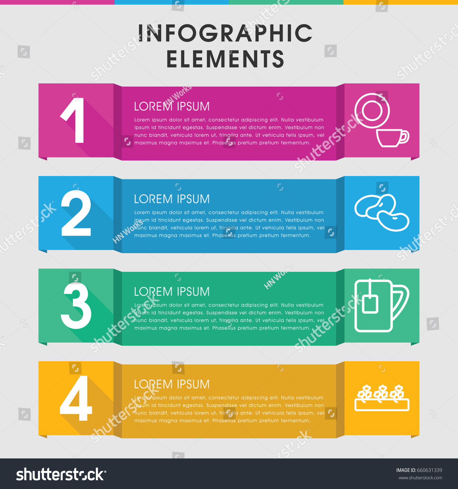 Modern bean infographic template. infographic - Royalty Free Stock ...